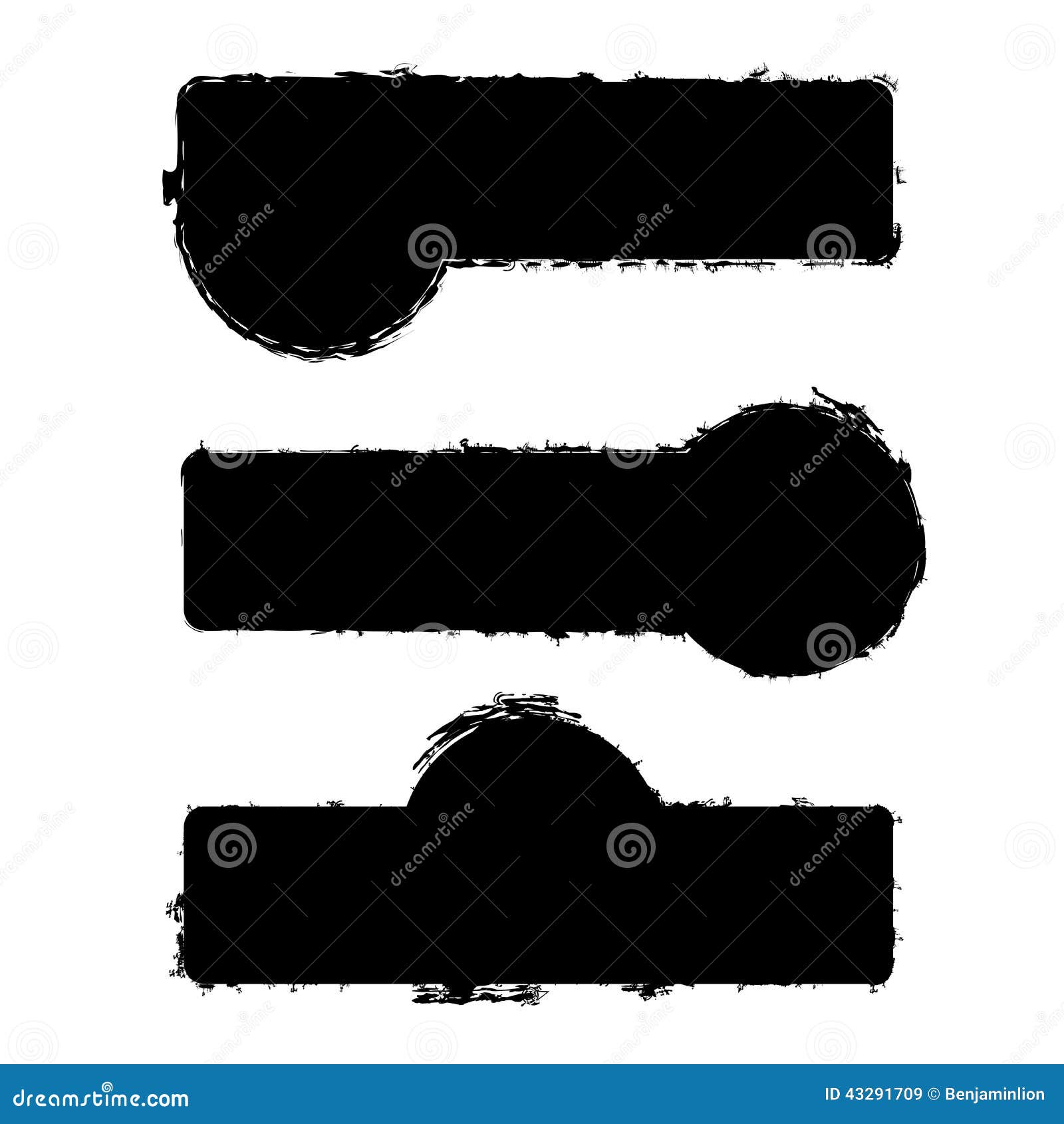 Abstract Distress Borders stock vector. Illustration of dark - 43291709