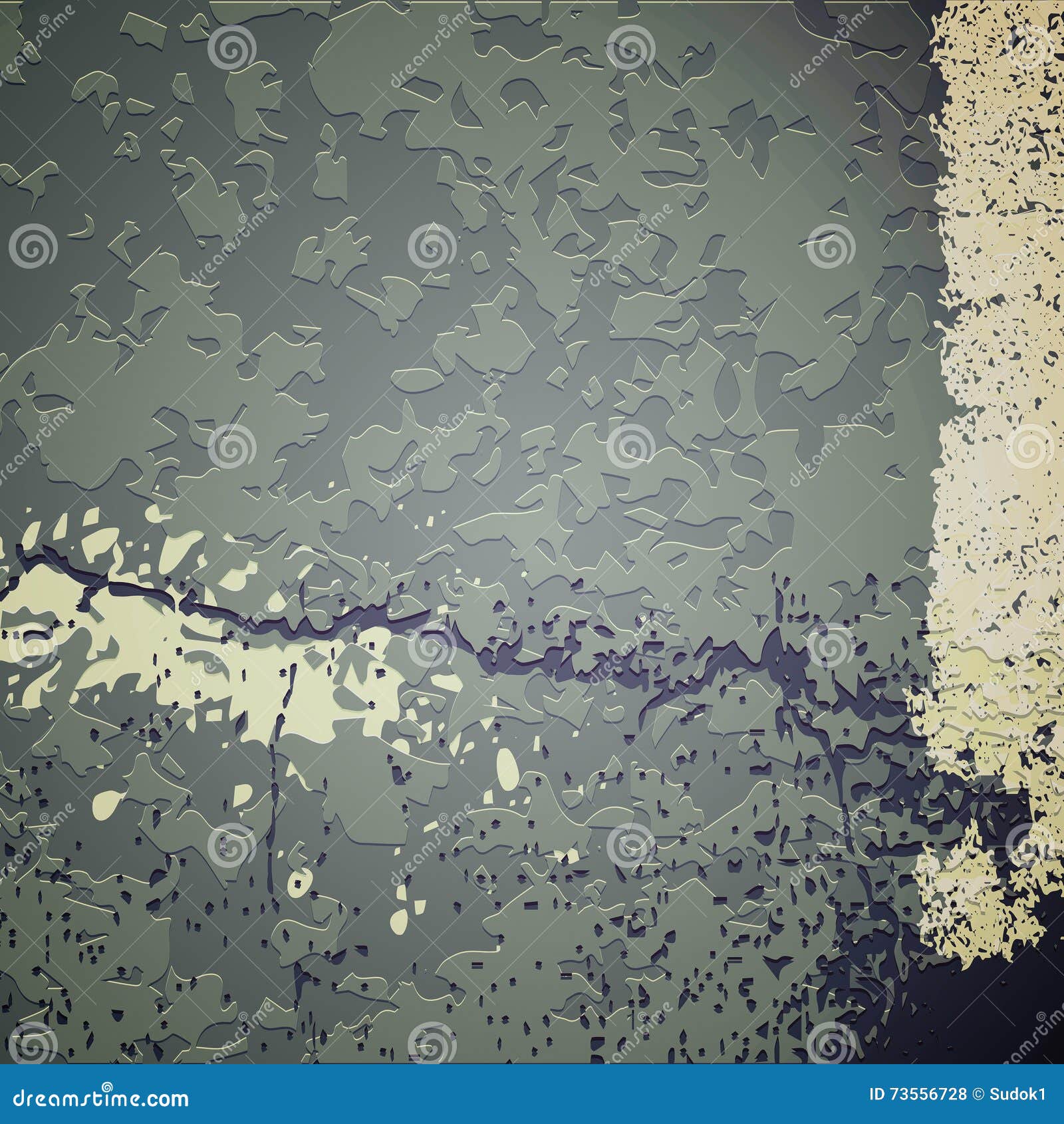 Abstract Distressed Watercolour Painting Of An Acoustic Guitar And ...