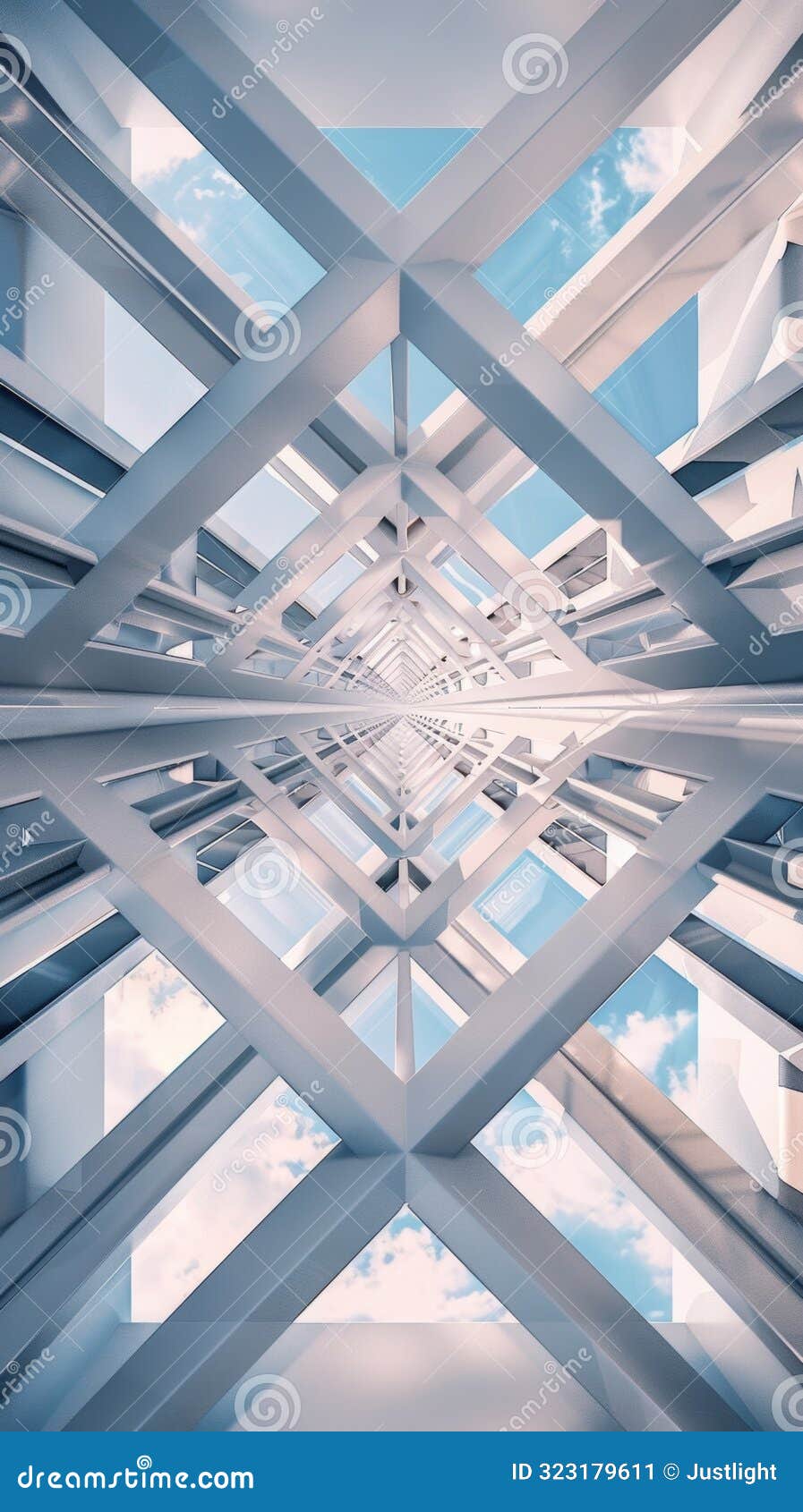 An Abstract Divider Made of Interlocking Diamond Shapes Creating an ...