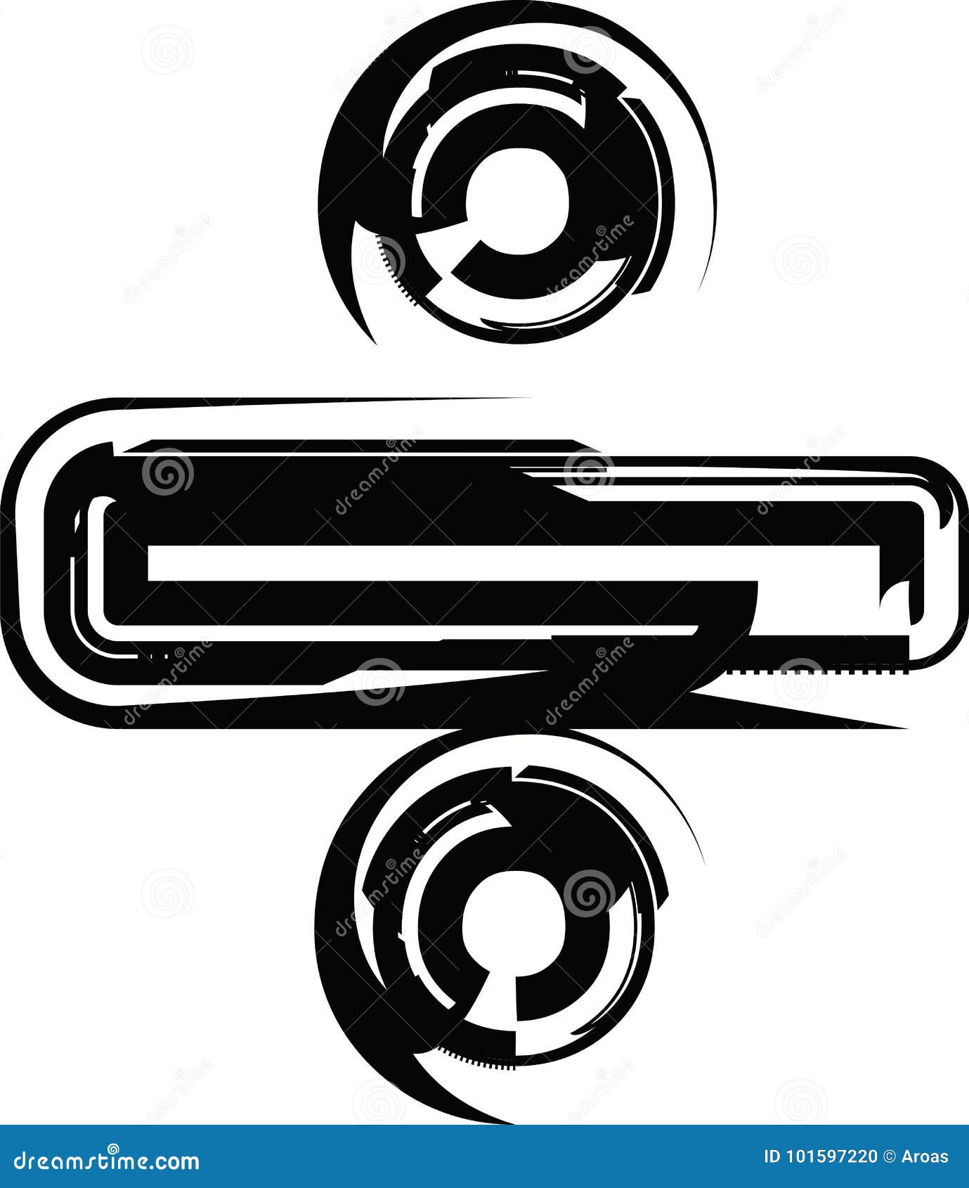 Abstract Division Sign stock vector. Illustration of pattern - 101597220