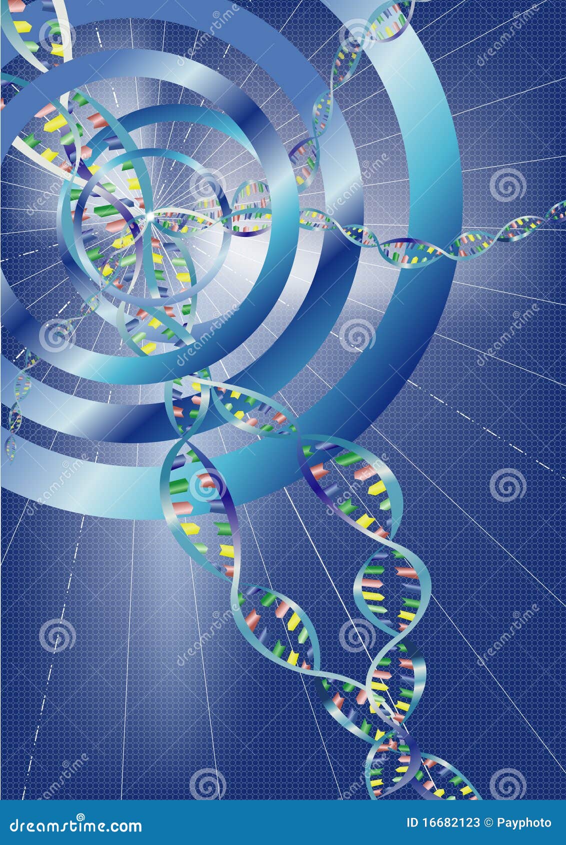 Abstract DNA background stock vector. Illustration of experimental ...