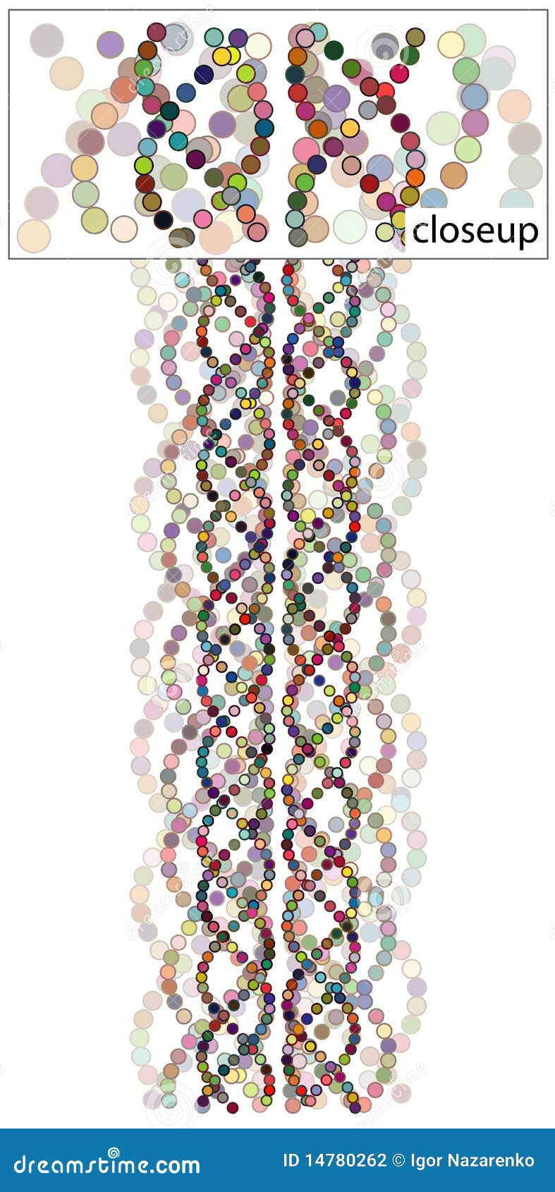 Abstract dna pattern stock vector. Illustration of chain - 14780262