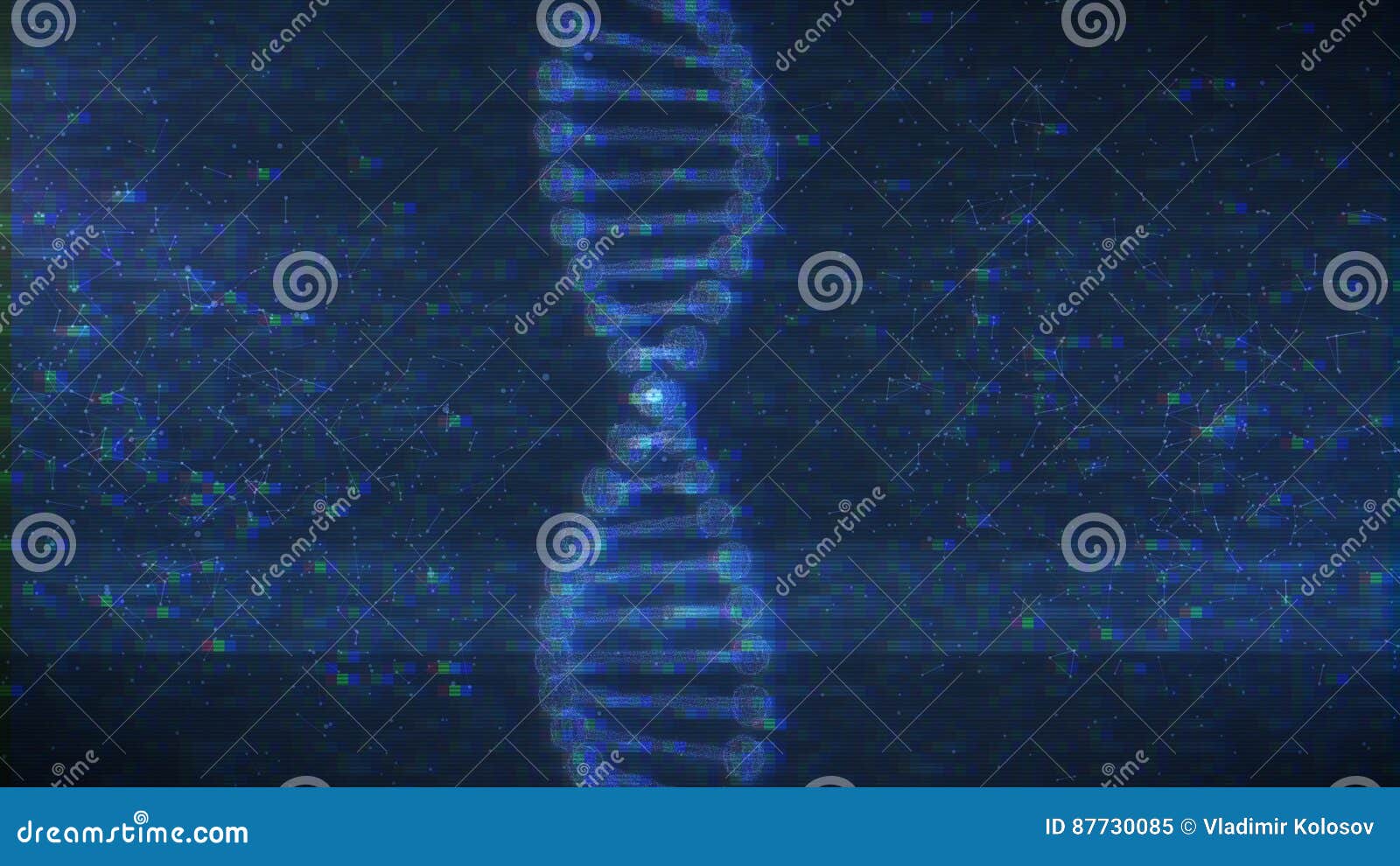 Abstract DNA structure stock illustration. Illustration of element ...
