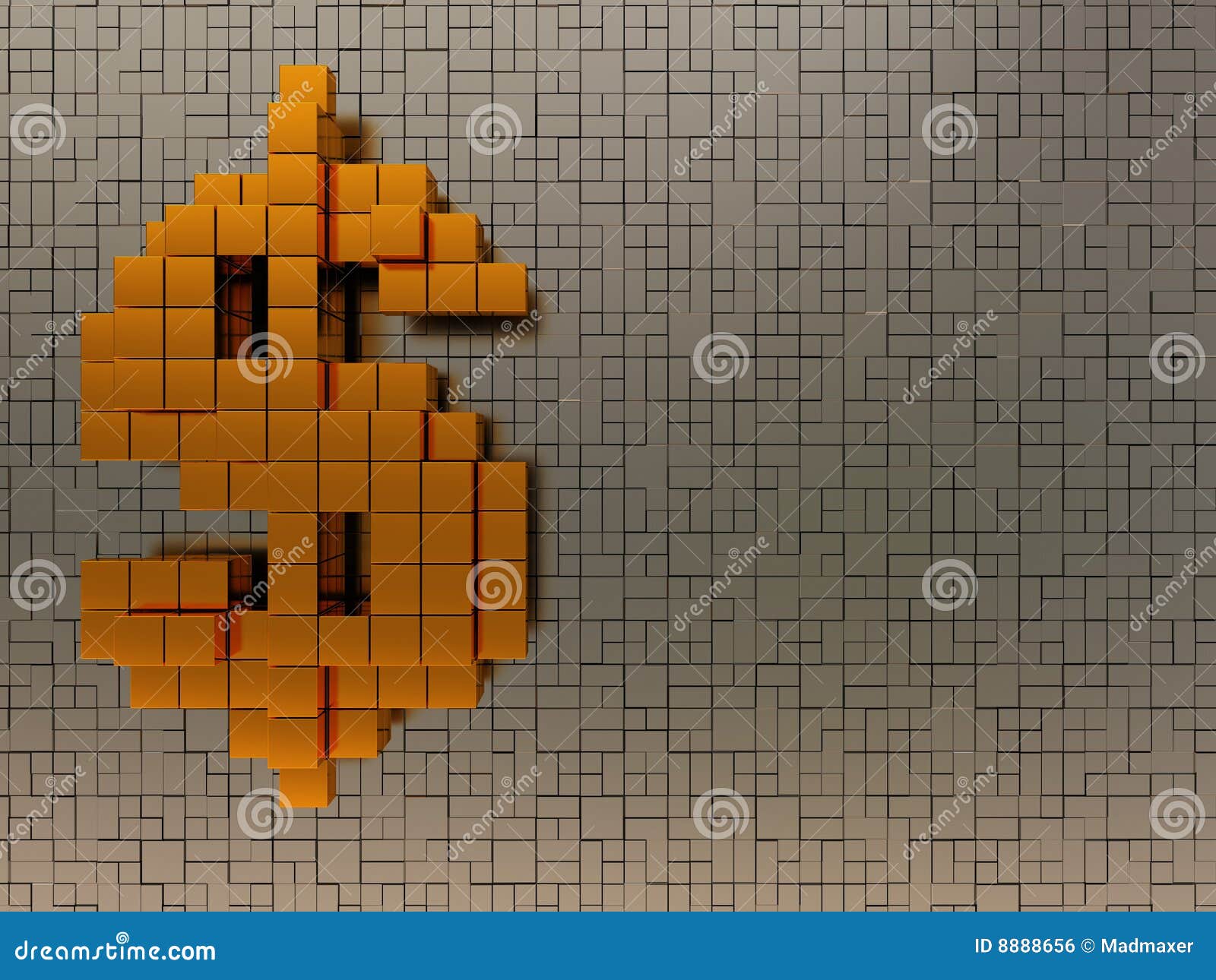 Abstract dollar background stock illustration. Illustration of metal ...