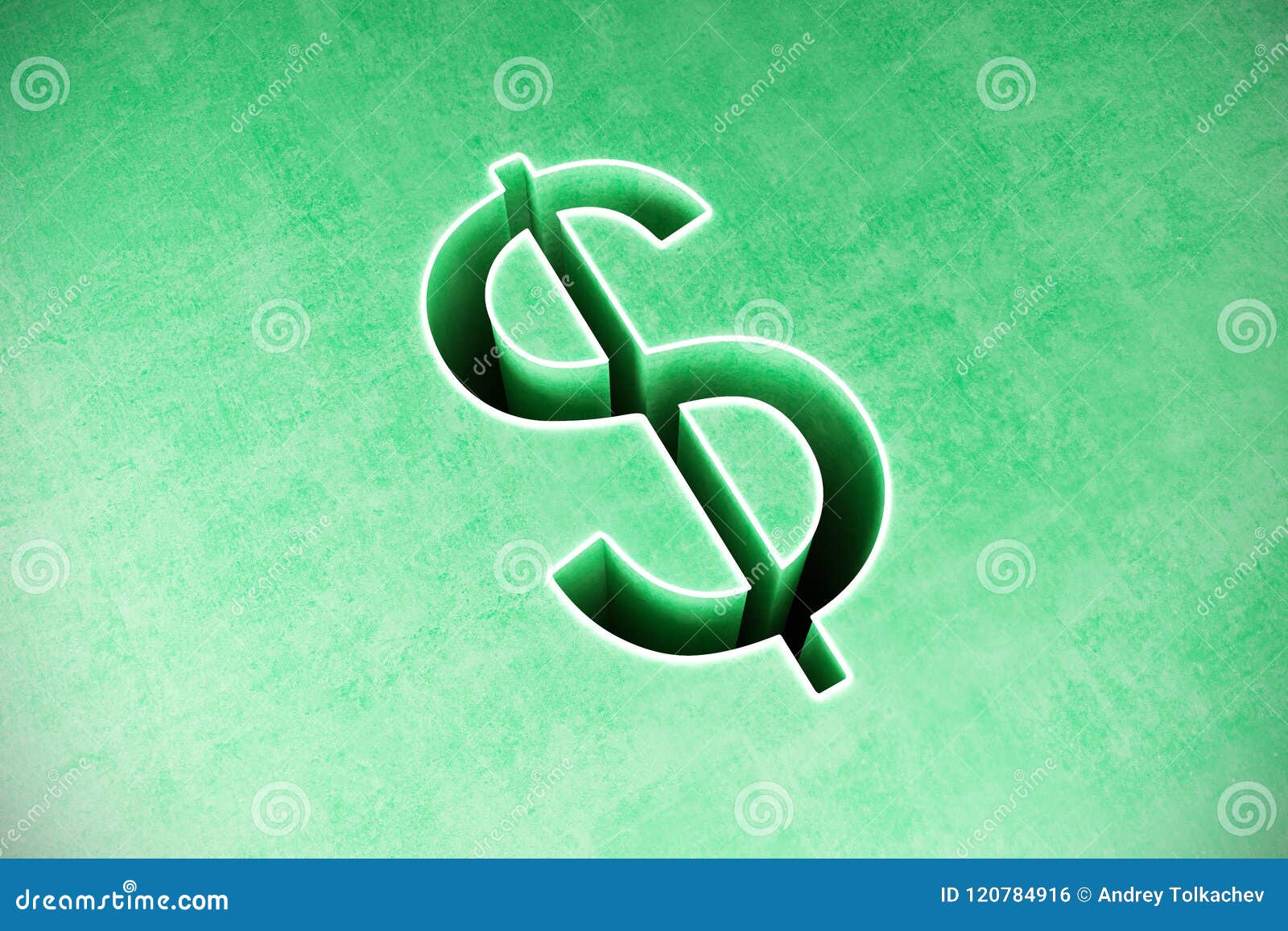 Dollar Sign Abstract Background Stock Illustration - Illustration of ...