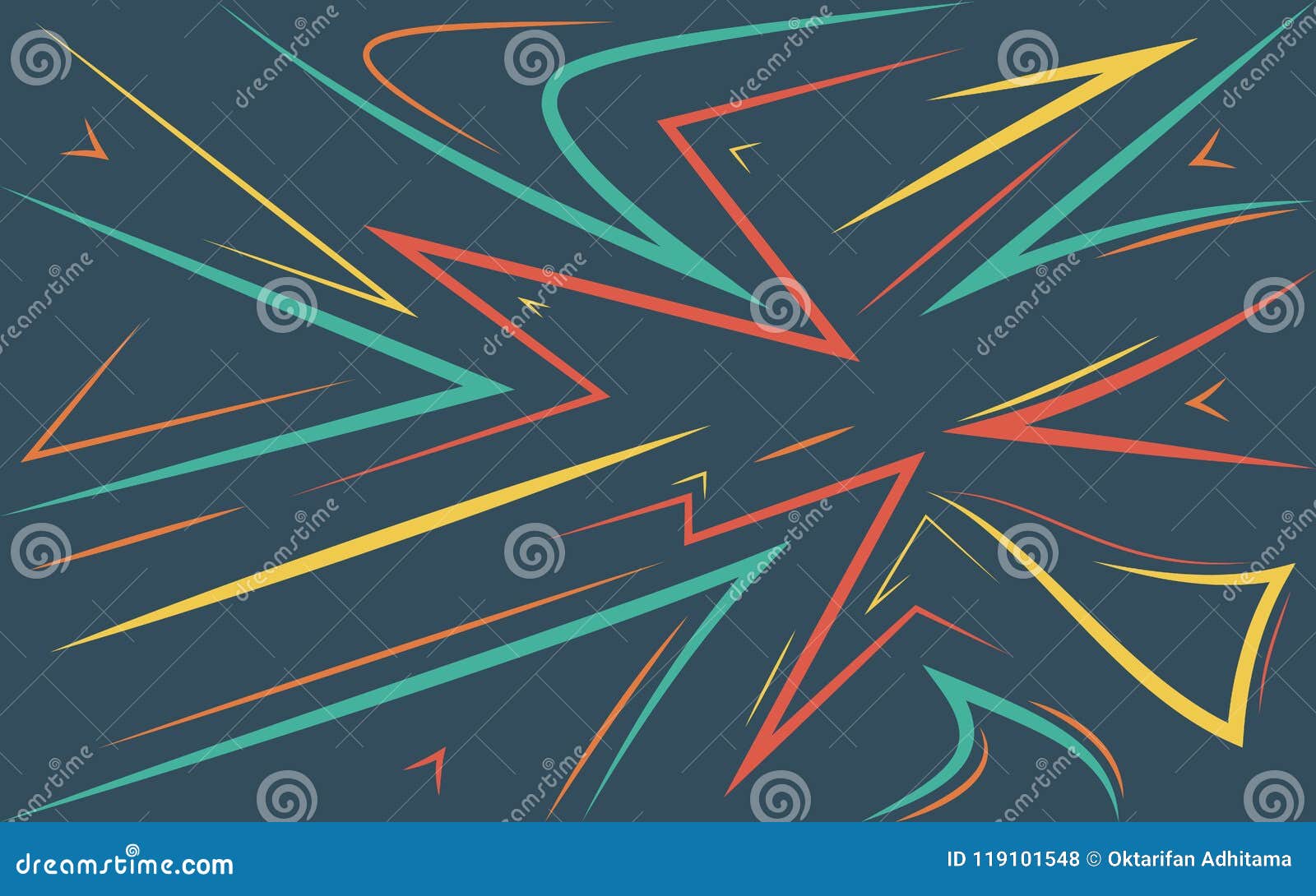 Abstract Doodle Bright Sharp Background Stock Vector - Illustration of ...