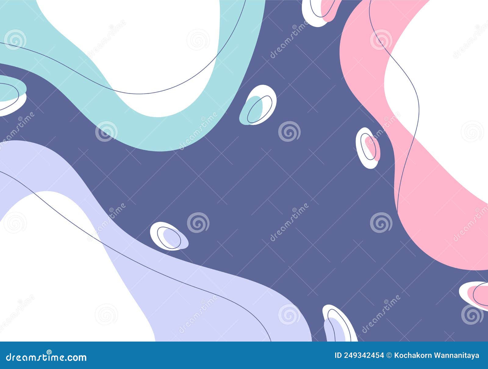 Abstract Doodle Colorful Drawing Stripe Line Decorative Artwork Style ...