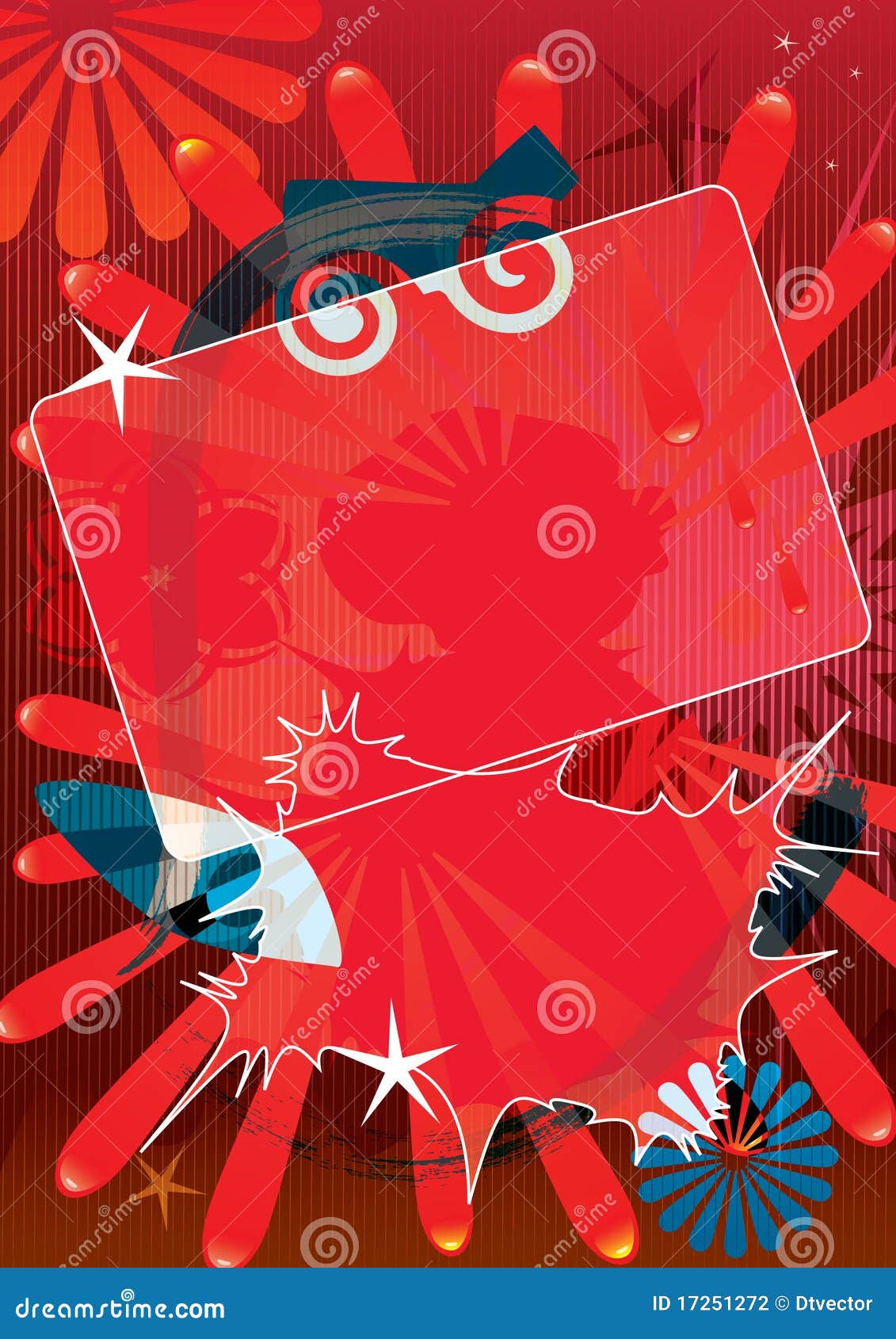 Abstract Doodle Feel_eps stock vector. Illustration of border - 17251272