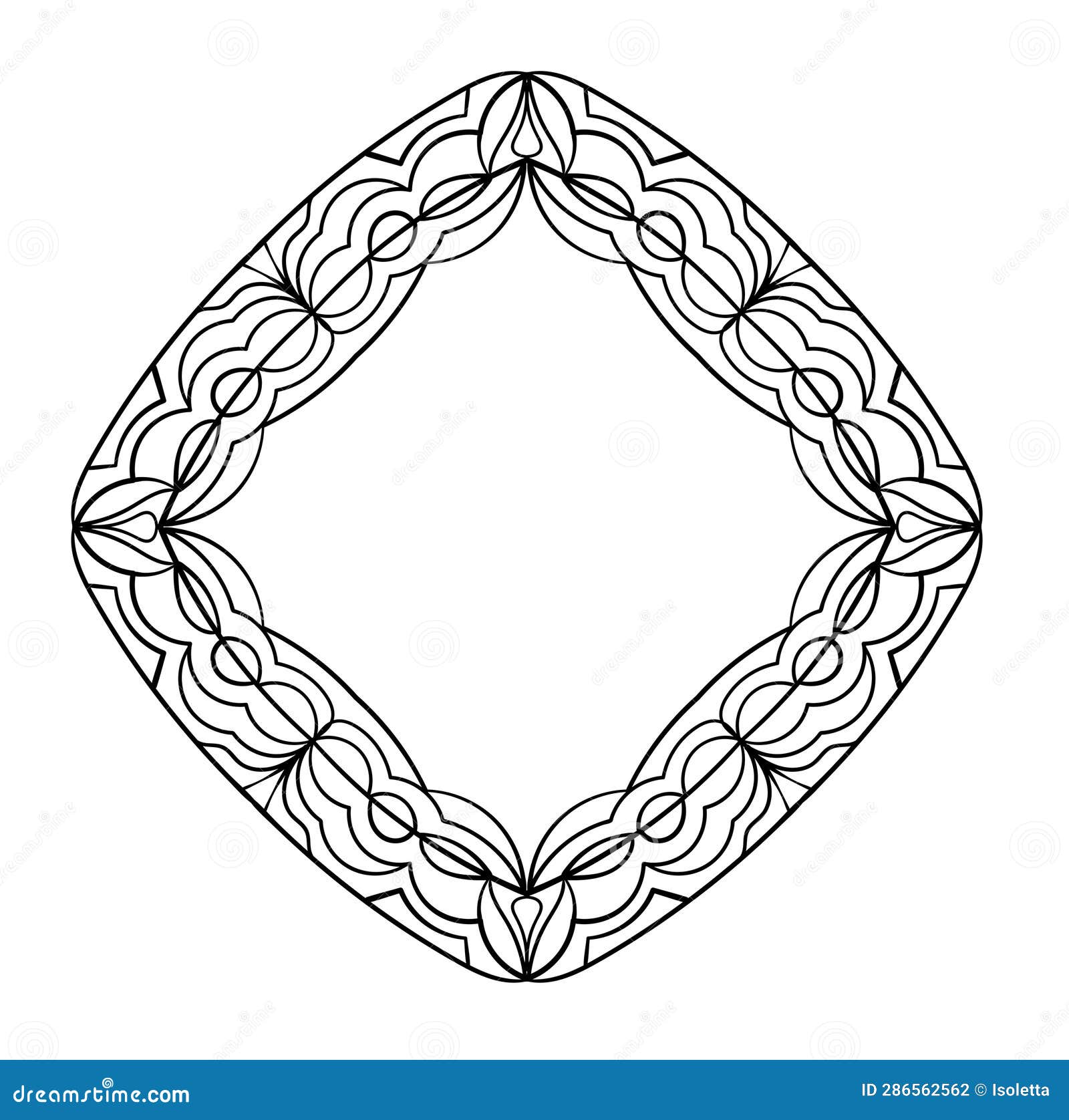 Abstract Doodle Frame. Vector Illustartion Stock Illustration ...