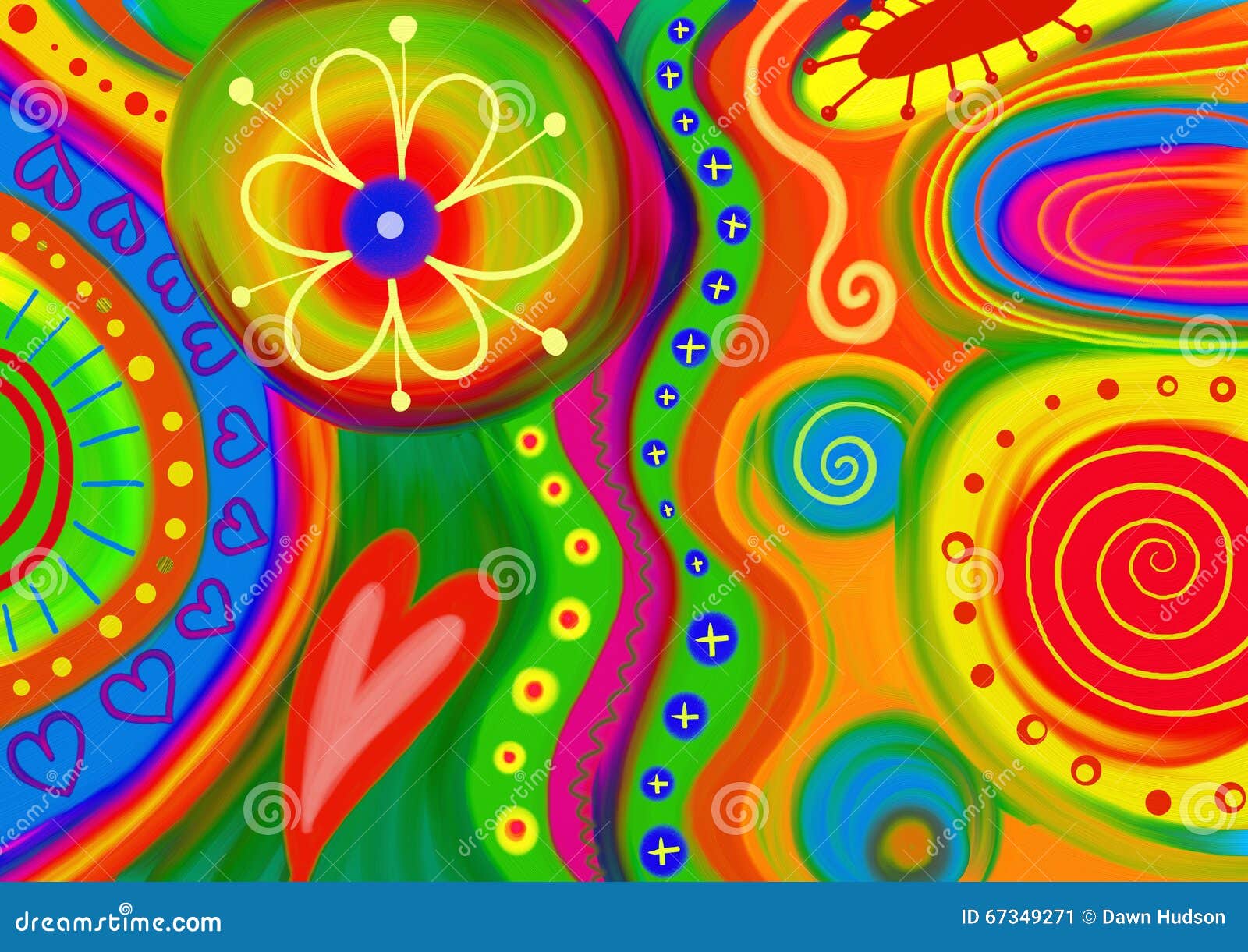 Abstract Doodle stock vector. Illustration of sixties - 67349271