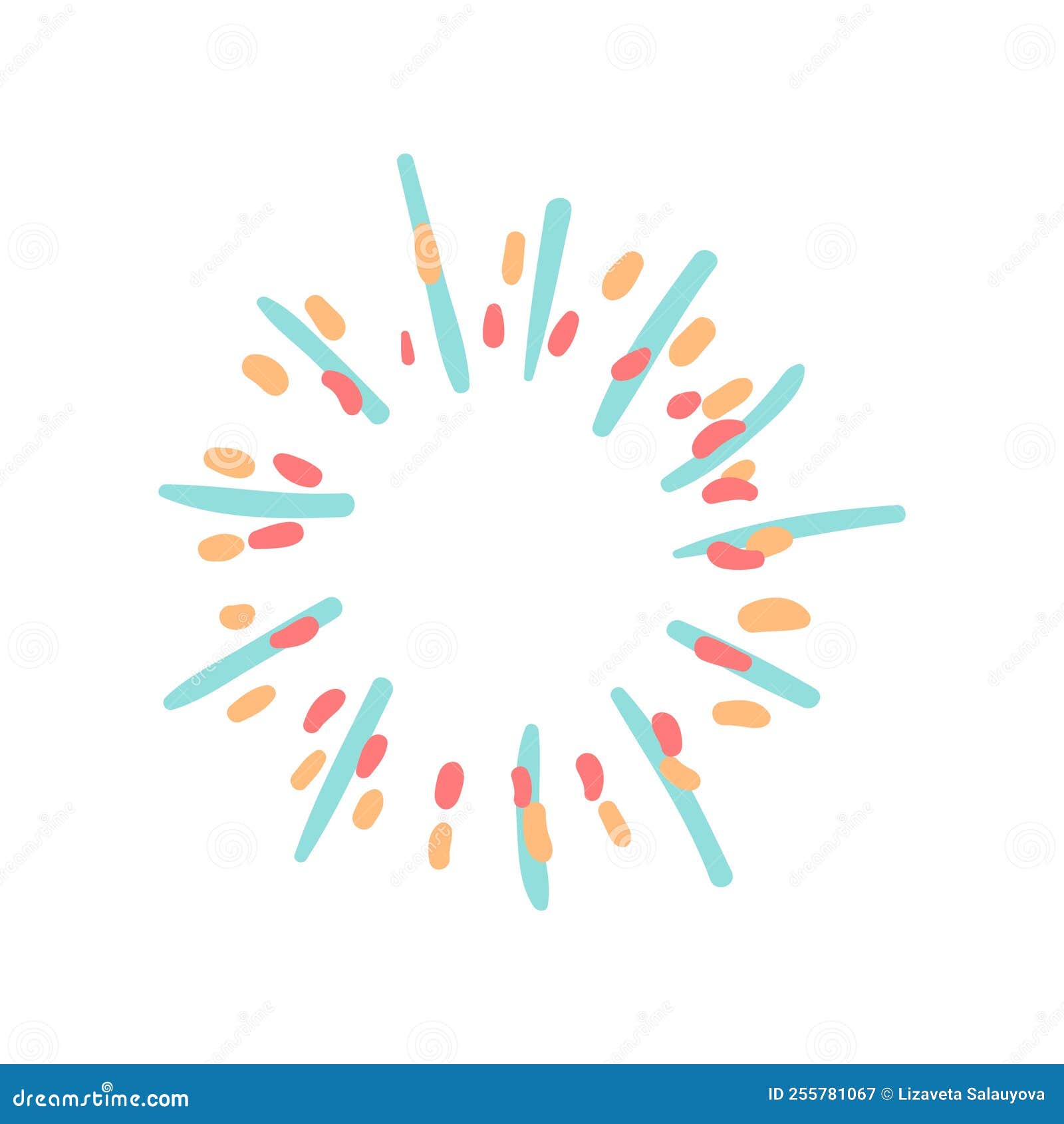 Abstract Doodle Pattern stock vector. Illustration of isolated - 255781067