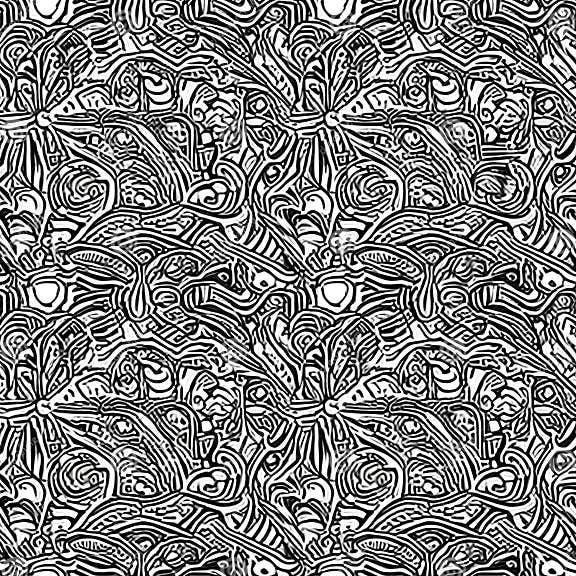 1684 Abstract Doodle Patterns: a Creative and Expressive Background ...