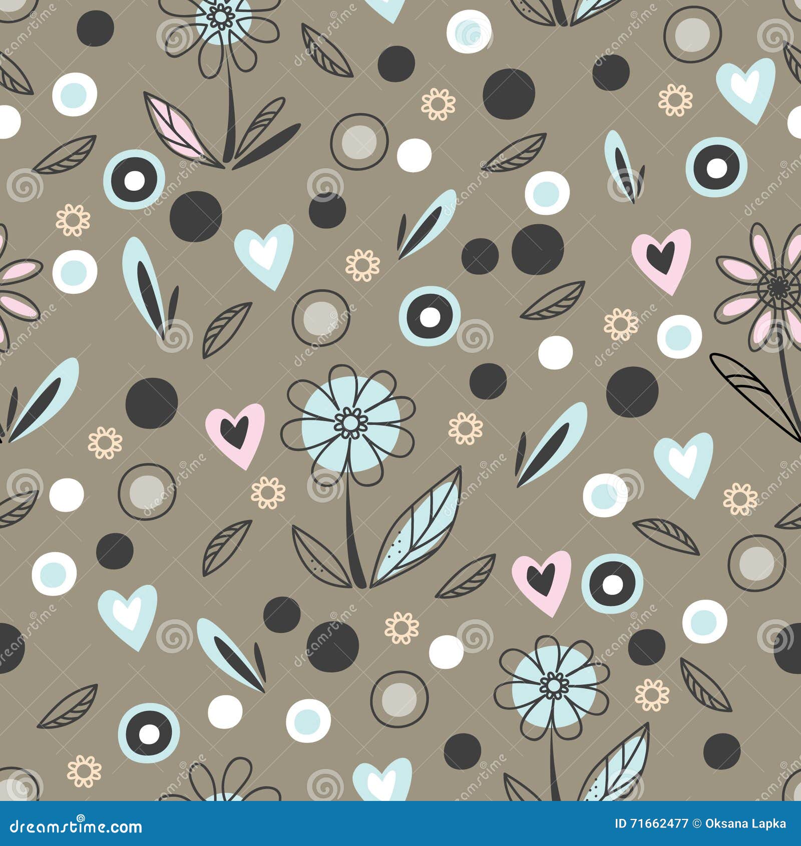 Abstract Doodle Seamless Pattern Texture Background. Vector ...