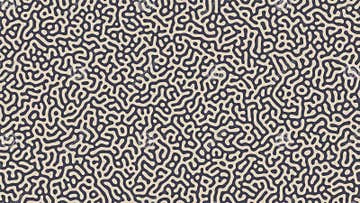 Abstract Doodles Pattern Vector Eccentric Psychedelic Grey Panoramic ...