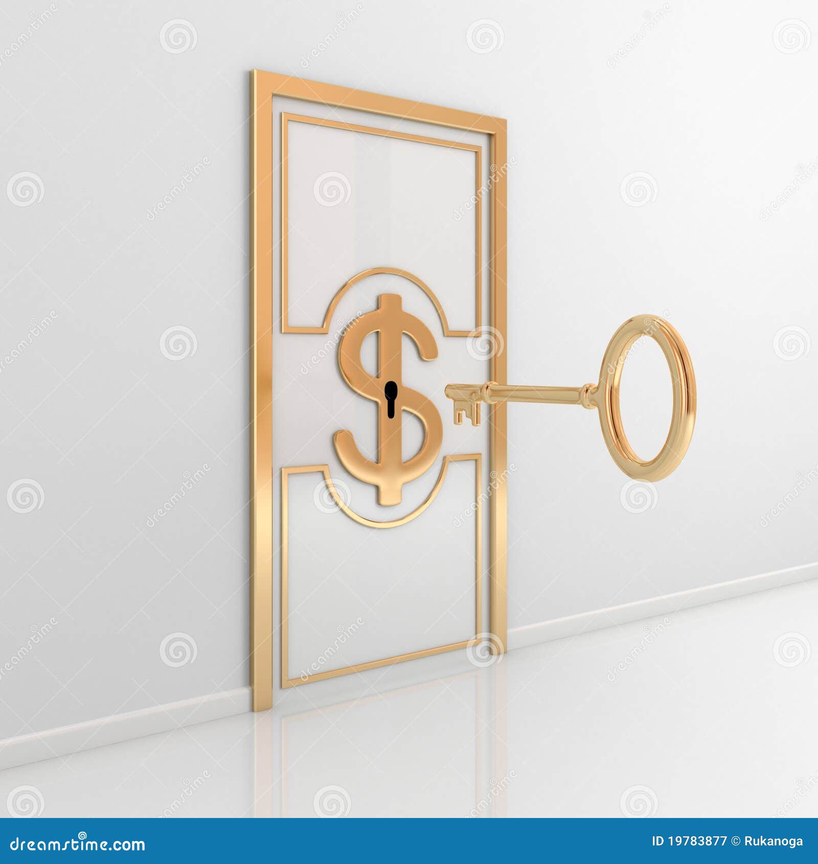 Abstract door stock illustration. Illustration of render - 19783877