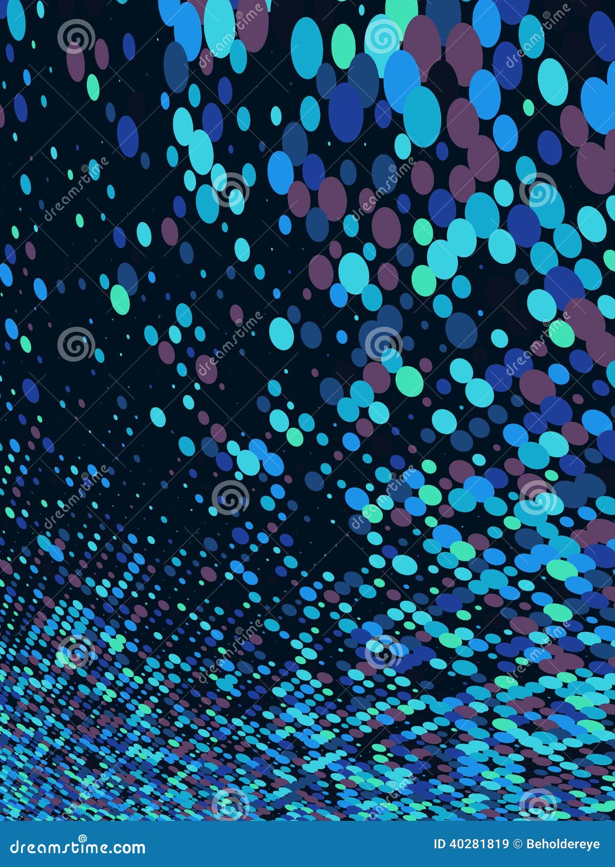 Abstract Dot Blue Mosaic Background. EPS 10 Stock Vector - Illustration ...