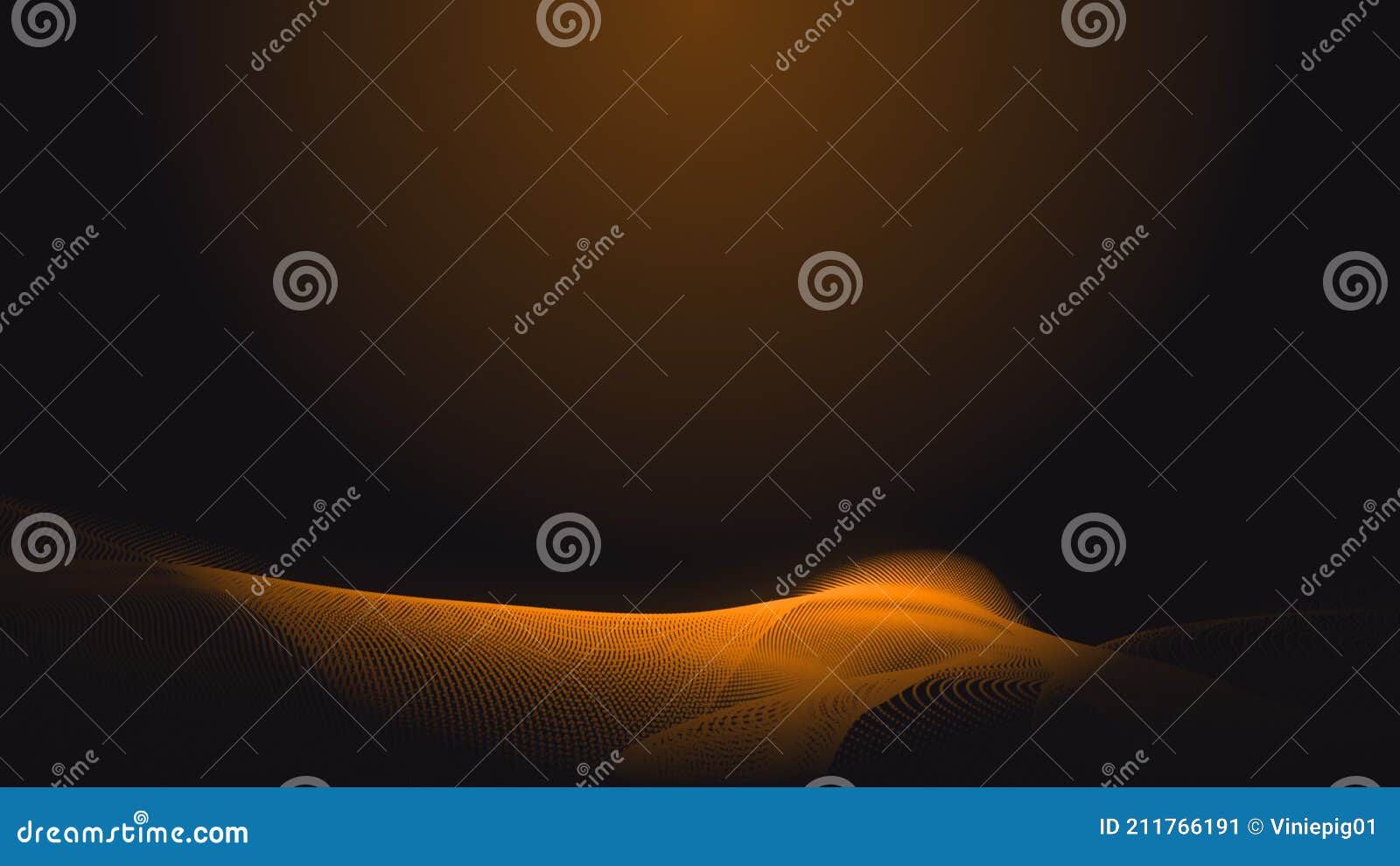 Abstract Dot Orange Wave Gradient Texture Technology Background. Stock ...