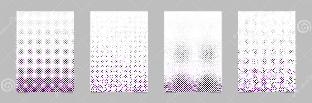 Abstract Dot Pattern Brochure Template Sets Stock Vector - Illustration of leaflet, polka: 153754454