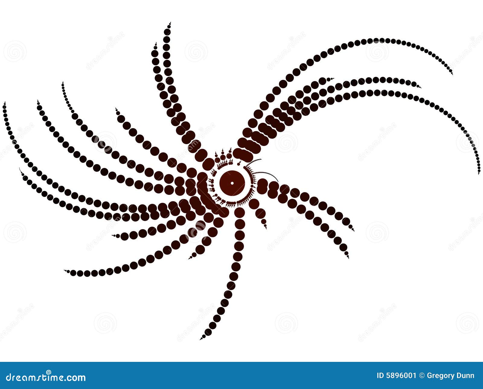 Abstract Dot Pattern Element Stock Vector - Illustration of object ...