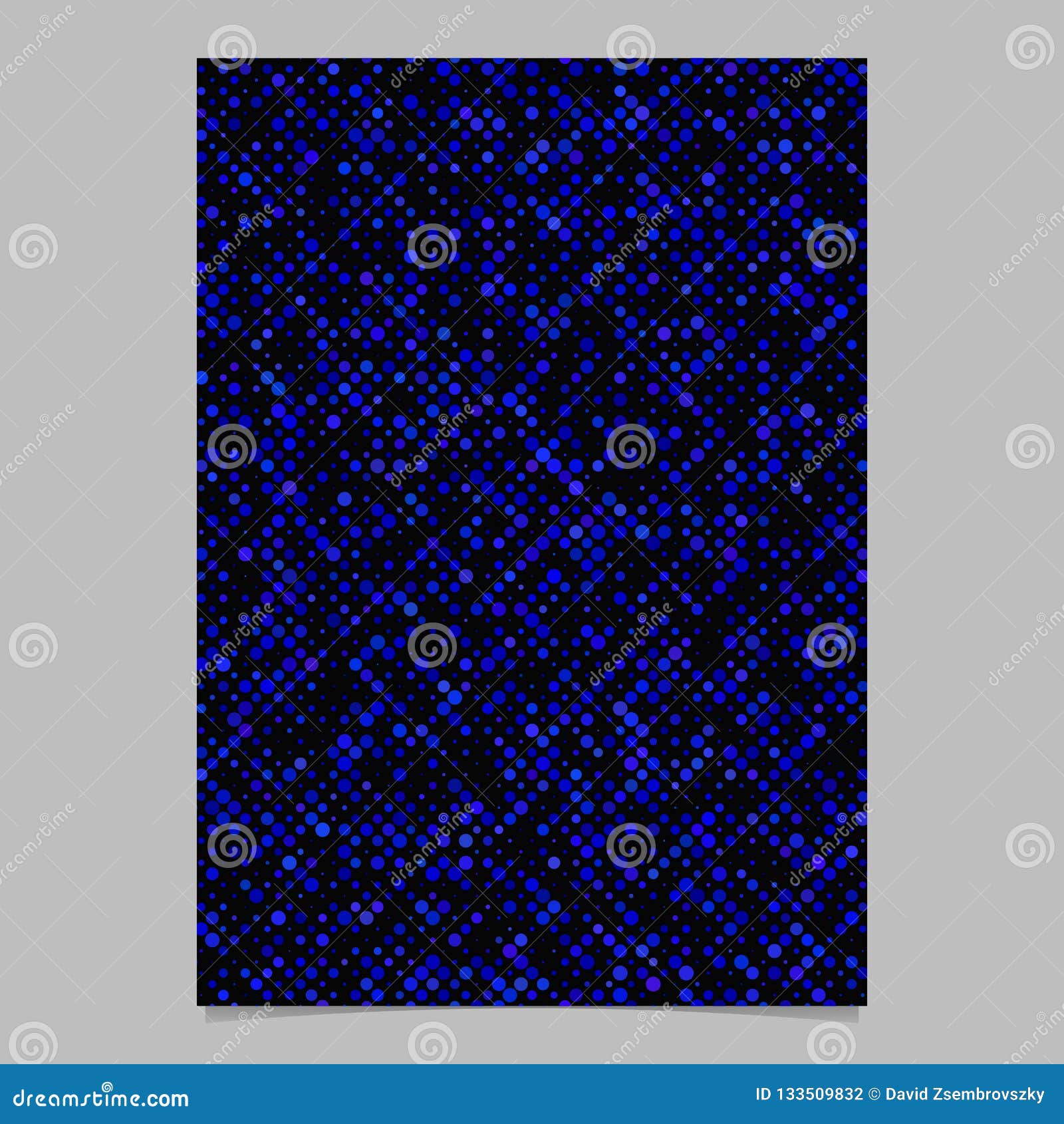 Abstract Dot Pattern Poster Template - Vector Cover Background Graphic ...