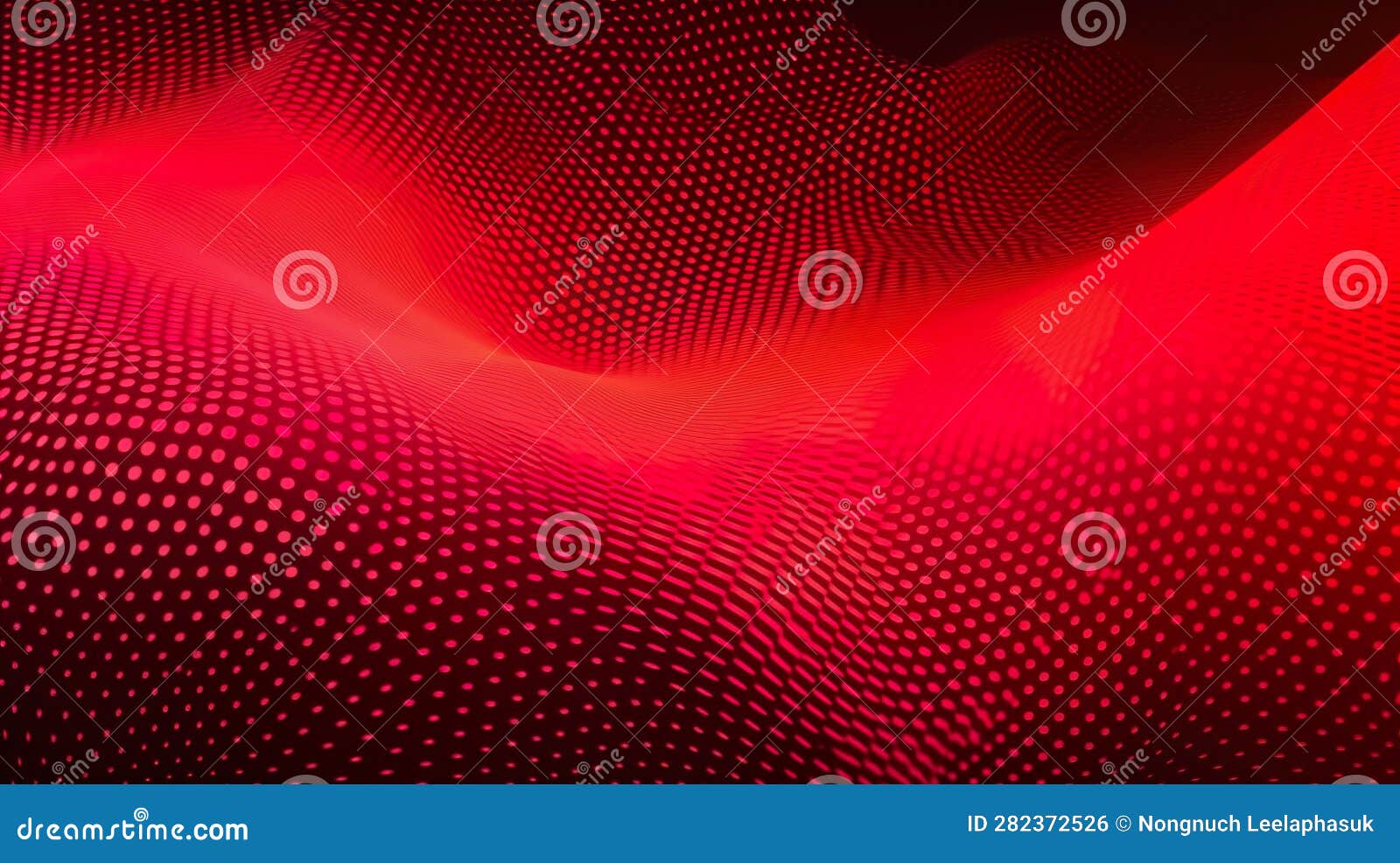 Abstract Dot Red Wave Pattern Screen Gradient Background, Technology ...