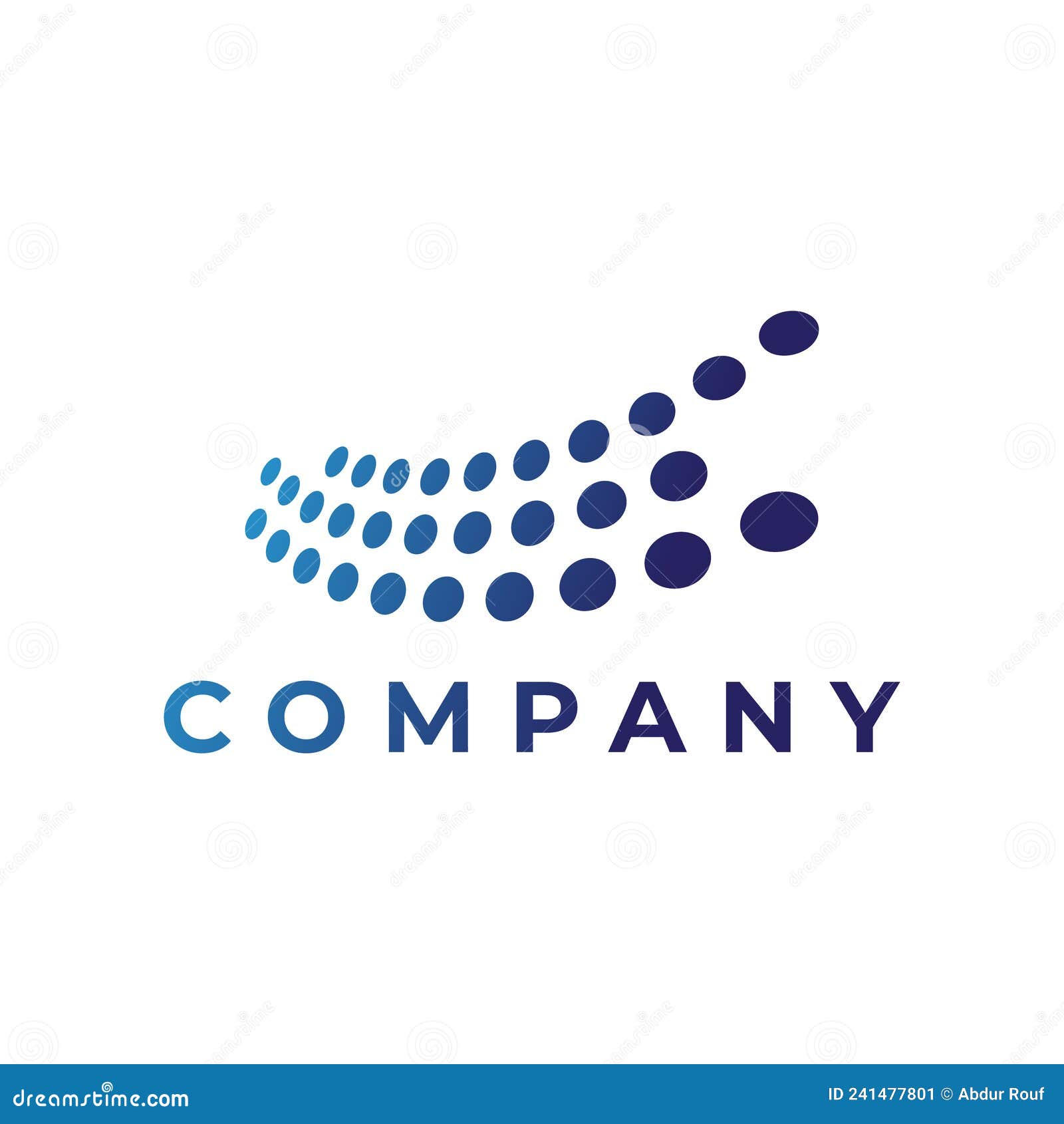 Abstract Dot Tech Logo Design Stock Vector - Illustration of circle ...