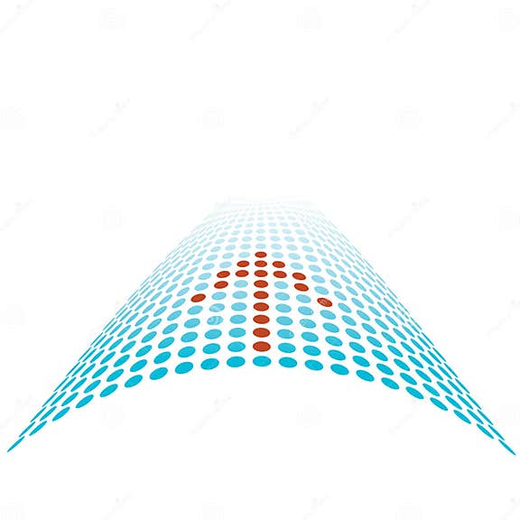 Abstract doted background stock vector. Illustration of computer - 6672190