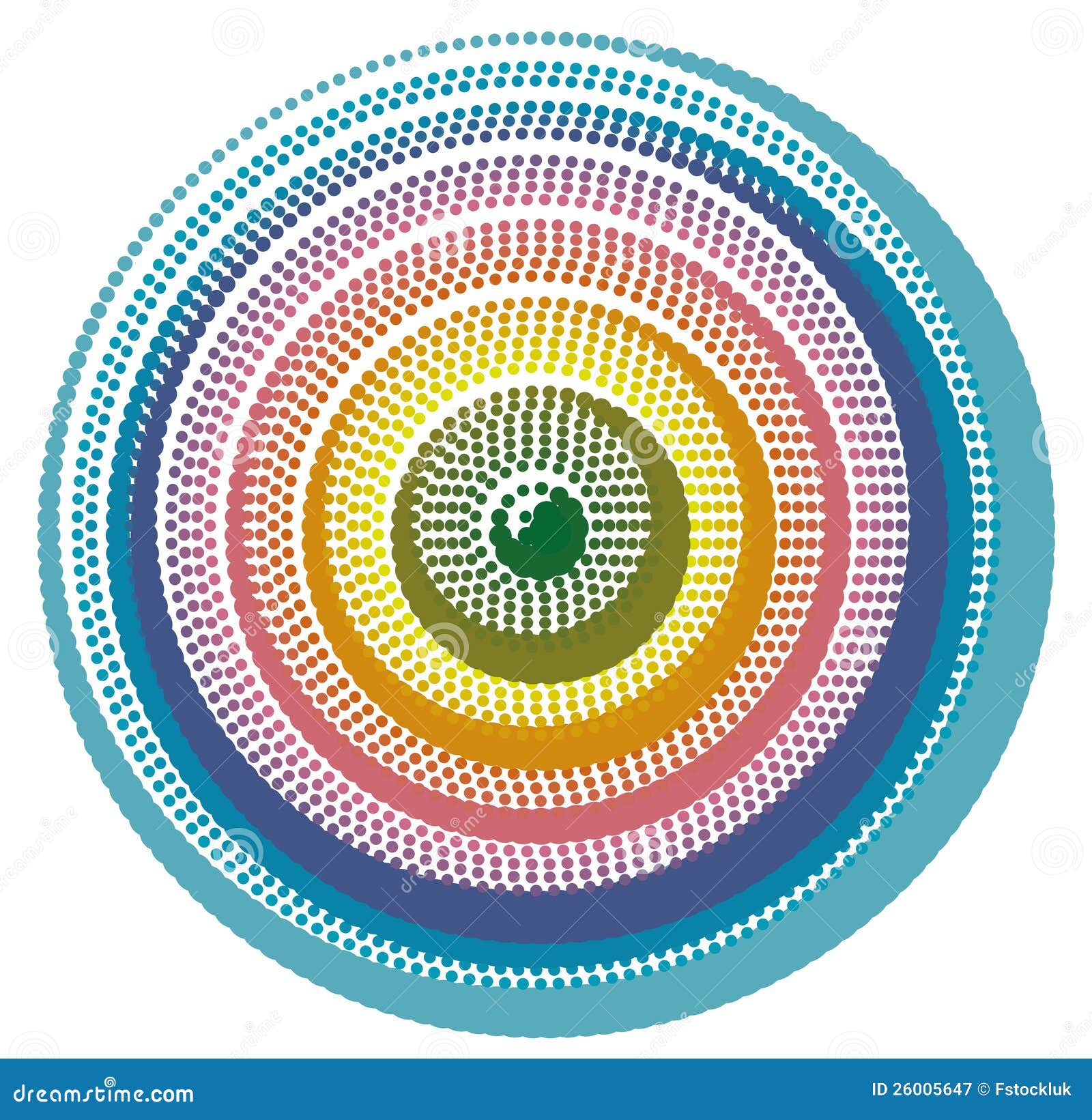 Abstract Doted Circle Eye Background Stock Vector - Illustration of ...