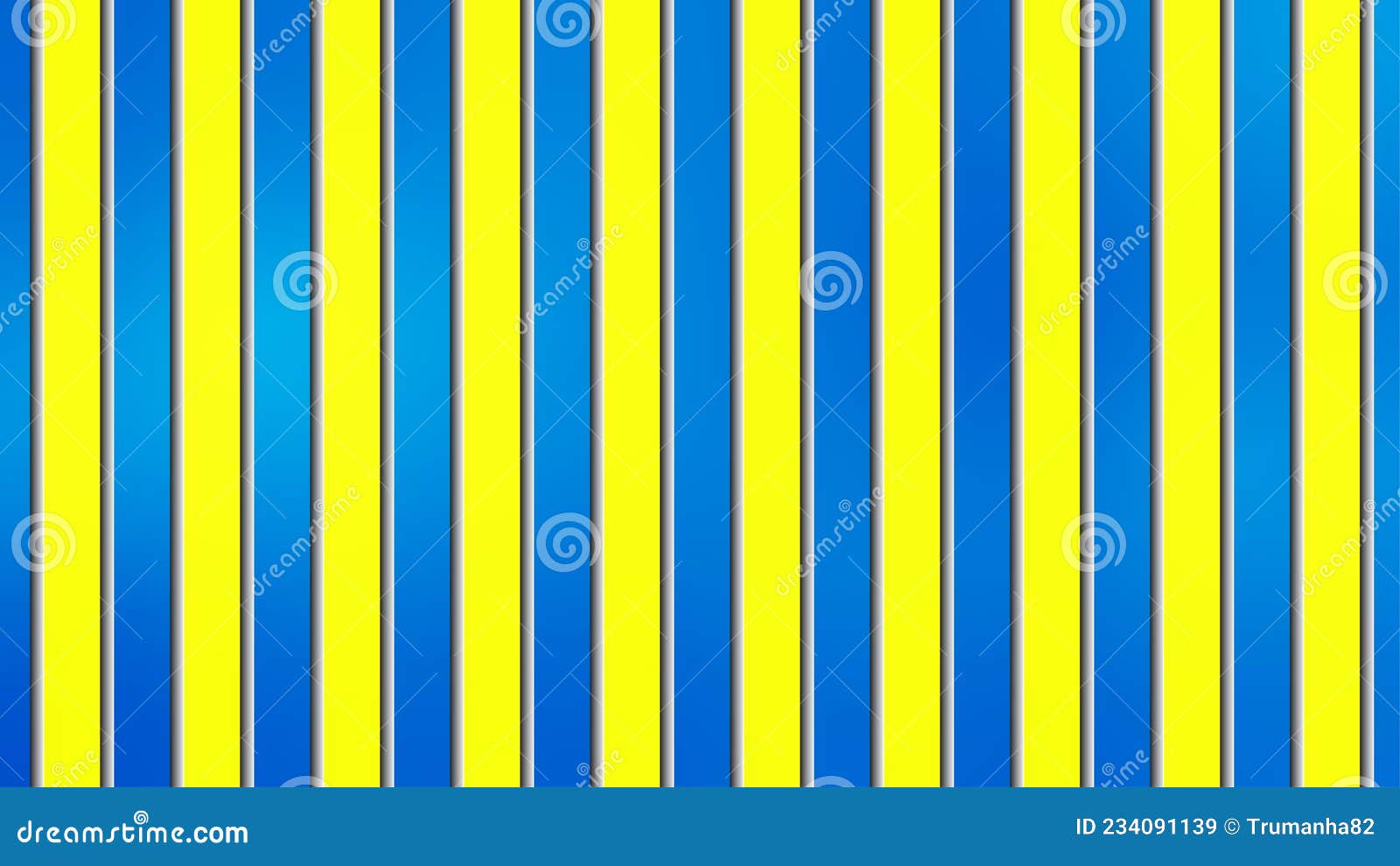 Vector Seamless Shiny Interlaced Blue and Yellow Vertical Stripes ...