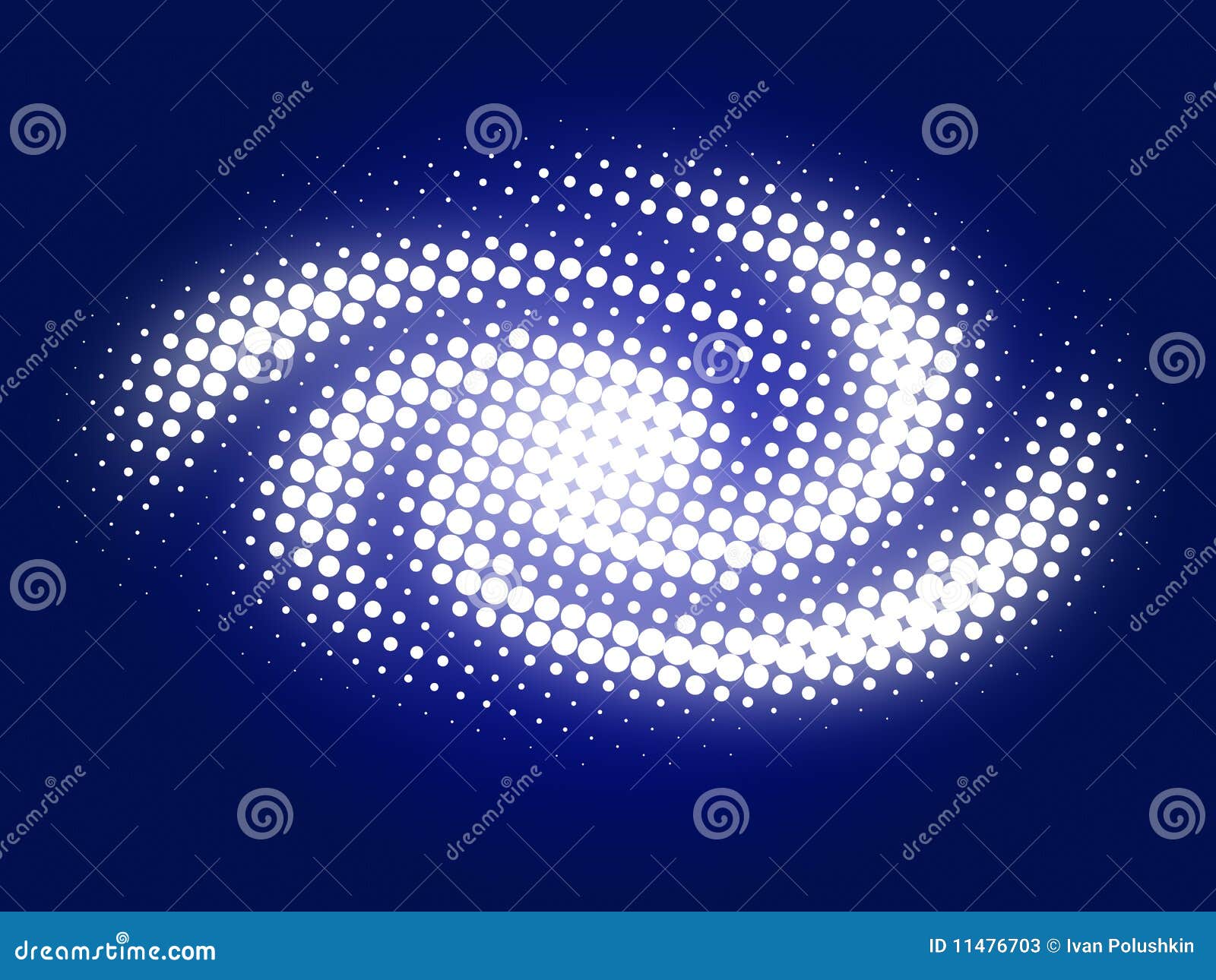 Abstract dots galaxy stock illustration. Illustration of curve - 11476703