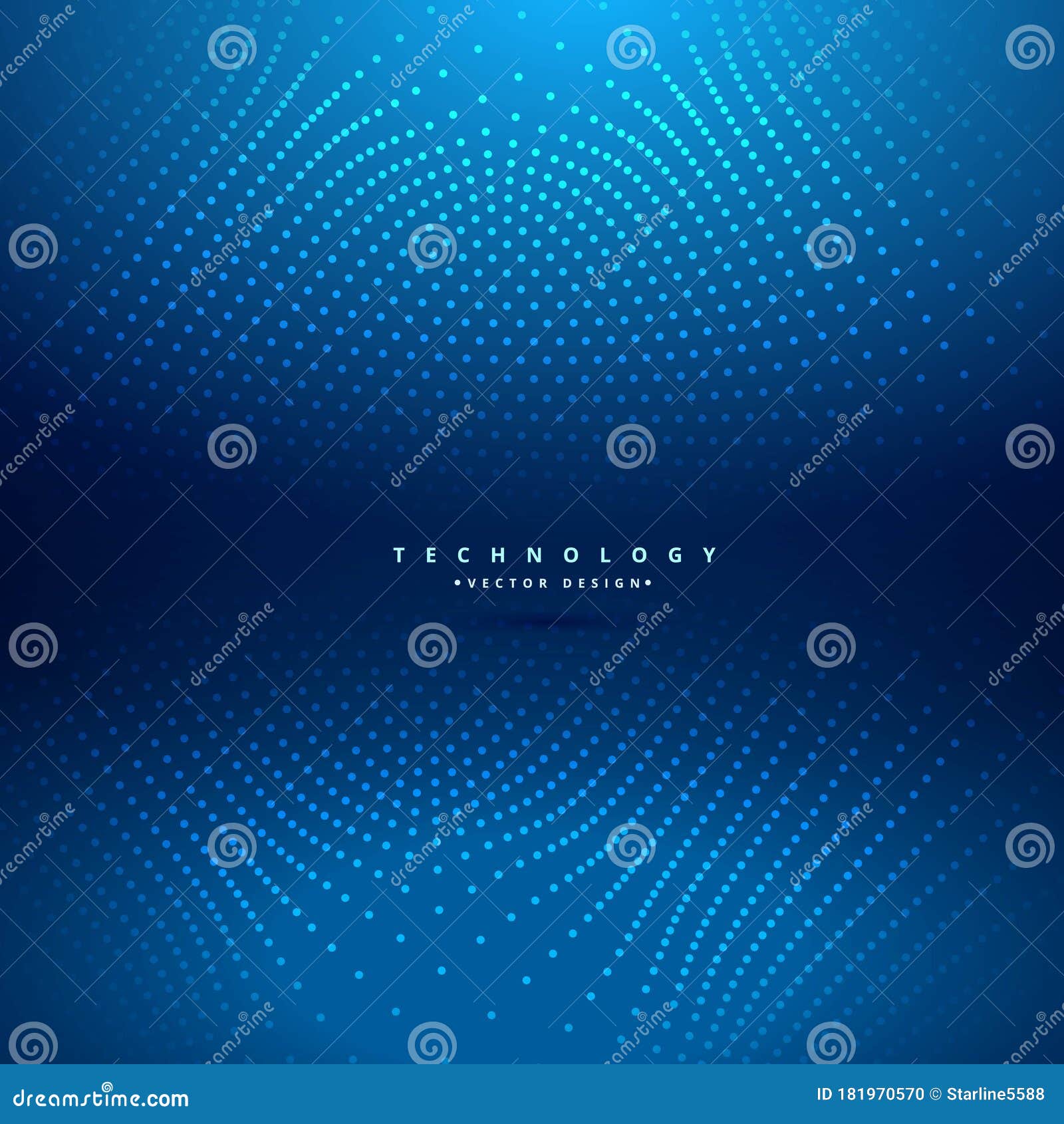 Abstract Dots Mesh in Blue Background Stock Vector - Illustration of ...