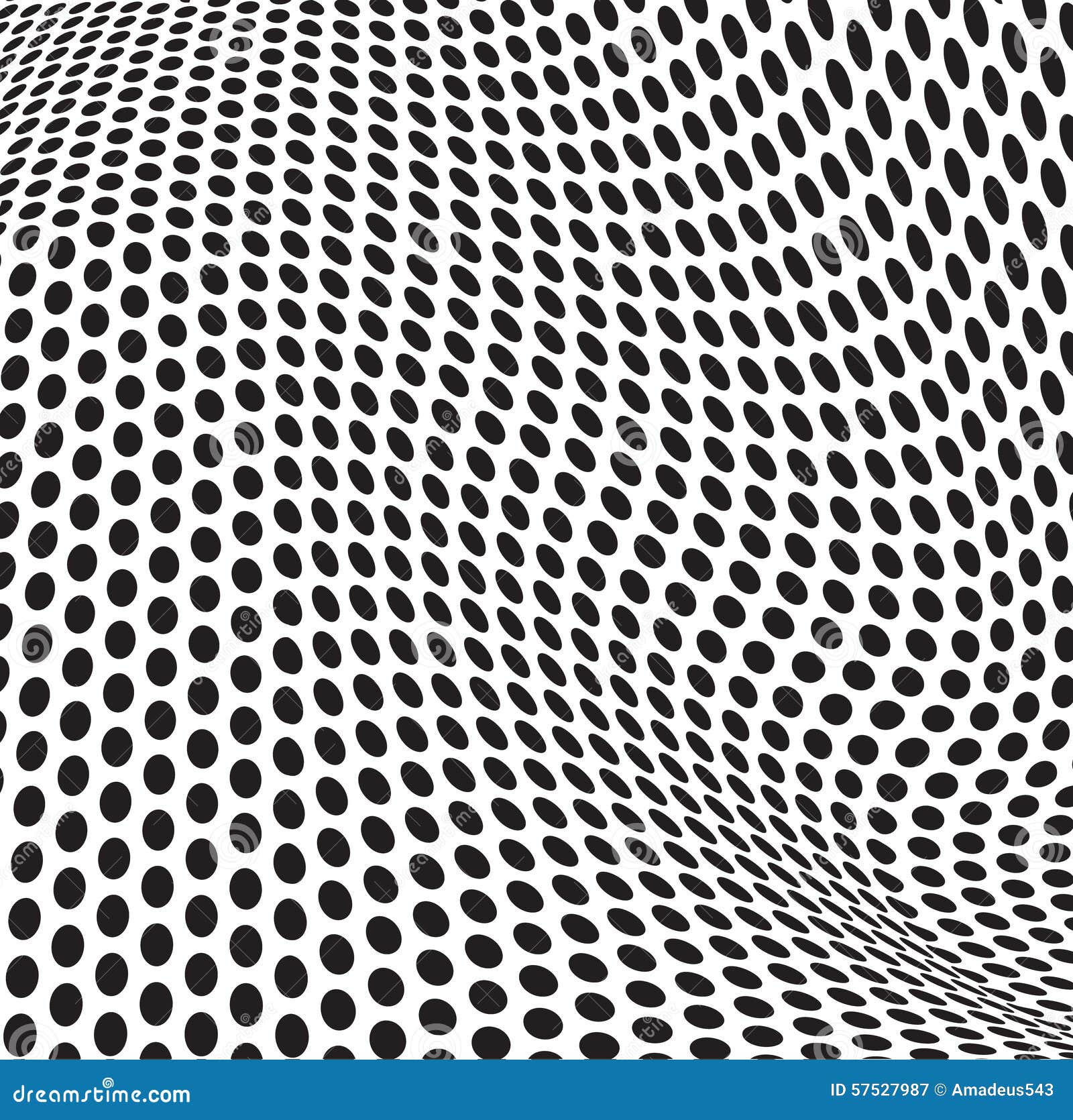 Abstract Dots Optical Art Op Art Background Stock Vector - Illustration ...