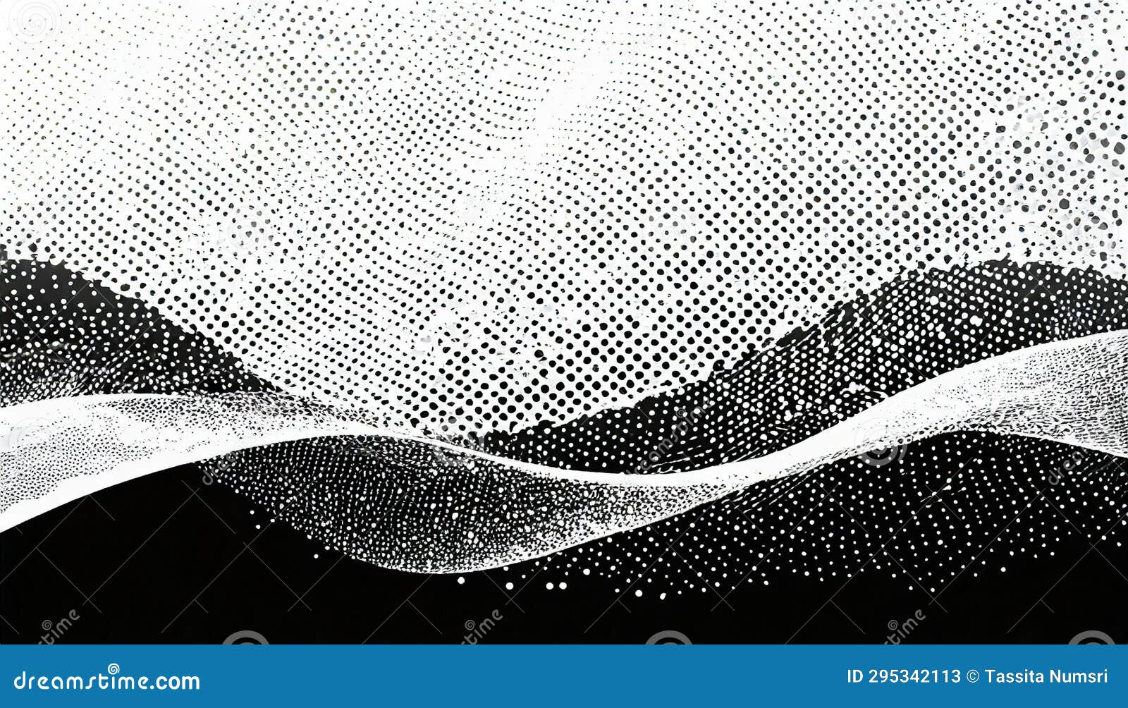 Abstract Dots Particles Flowing Wavy Isolated on Transparent Background ...