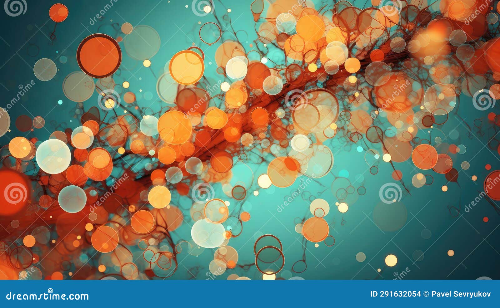 Abstract Dots Randomly Moving Stock Illustration - Illustration of ...