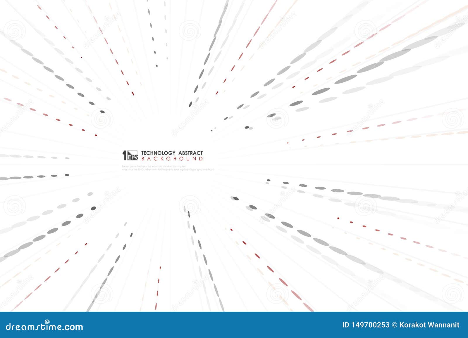 Abstract Dots Technology Radiance Pattern Line. Illustration Vector ...