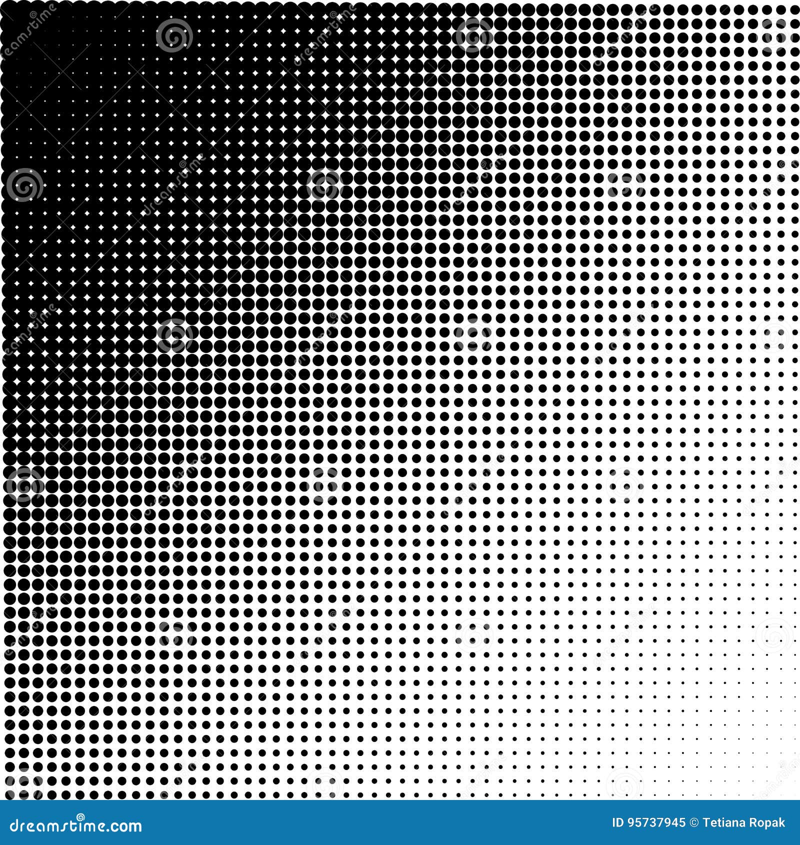 Abstract Dotted Background. Halftone Effect. Vector Texture. Modern ...