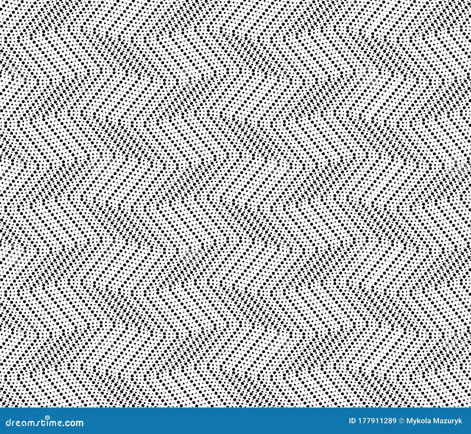 Abstract Dotted Background with Lines. Halftone Waves Design Stock ...
