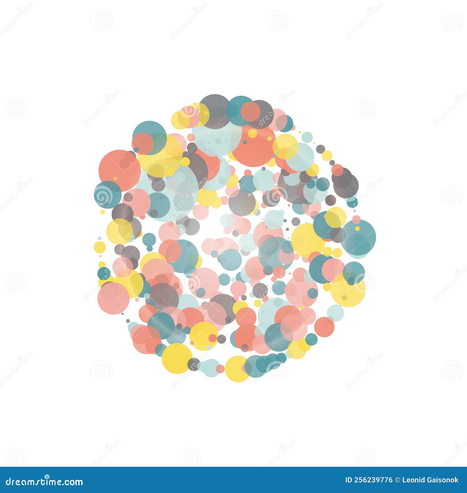 Abstract Dotted Circle. Vector Background. Halftone Effect Modern ...
