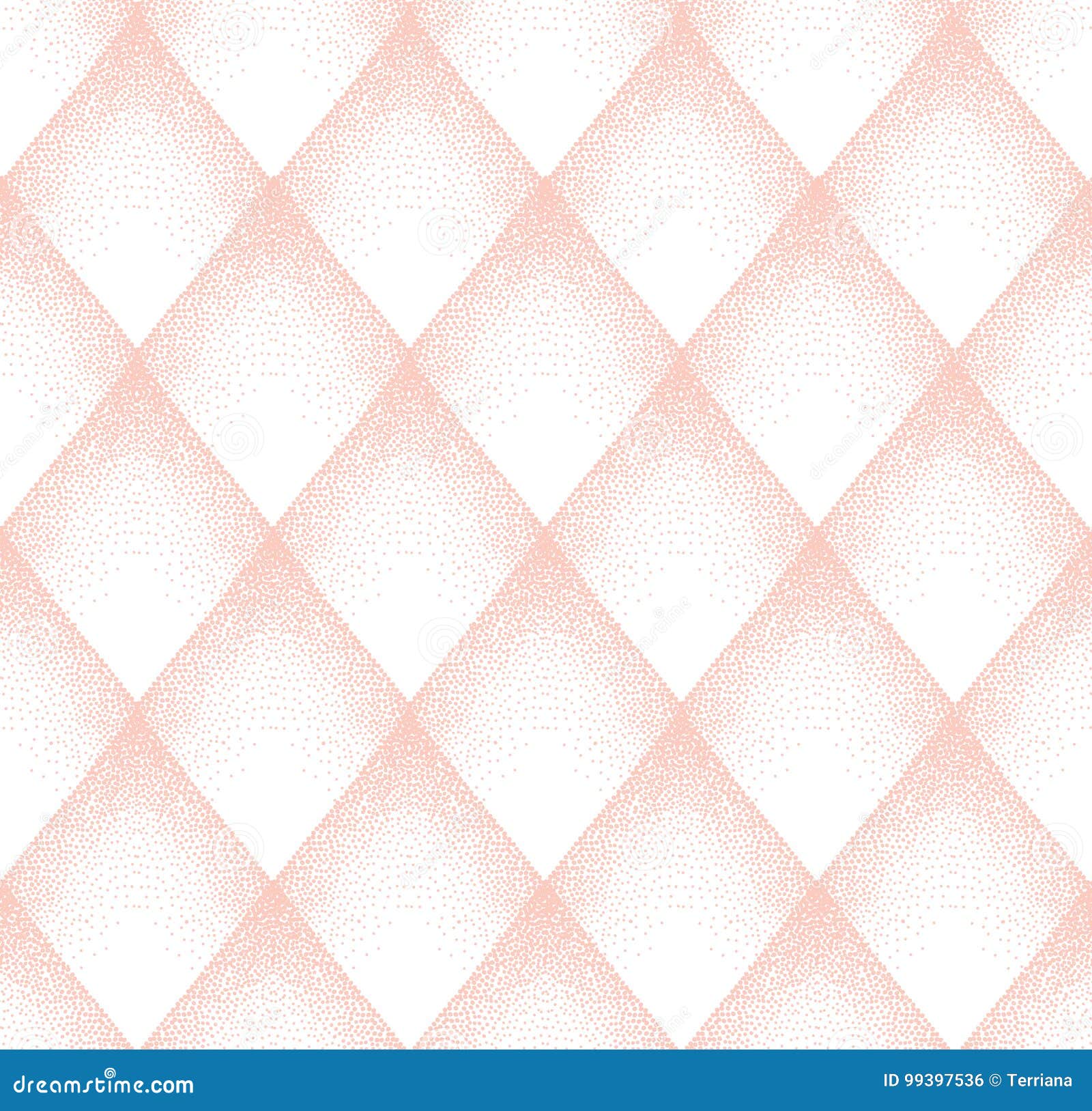 Abstract Dotted Diamond Pattern. Geometric Diagonal Ornament Stock ...