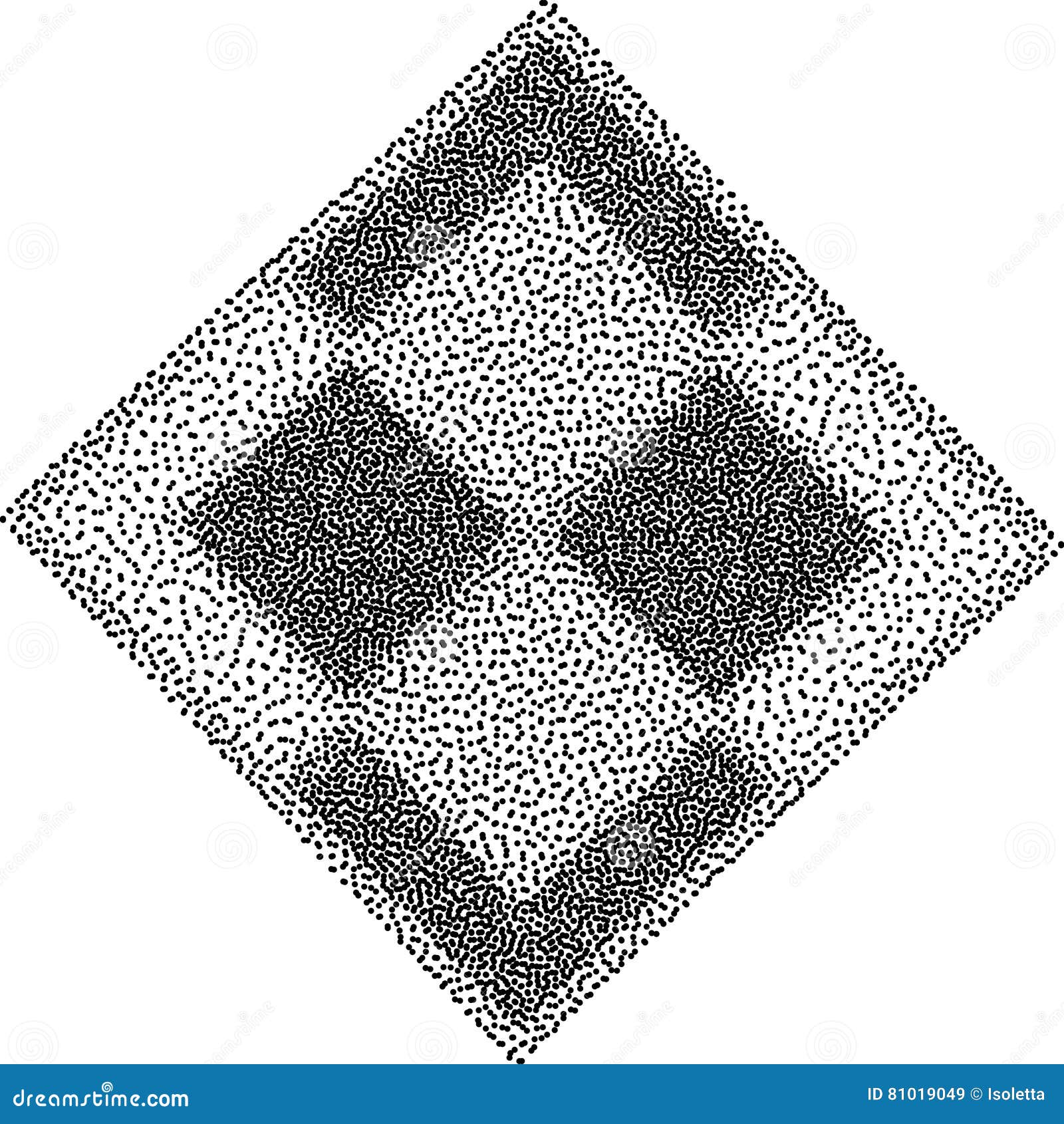 Abstract dotted element stock vector. Illustration of decorative - 81019049