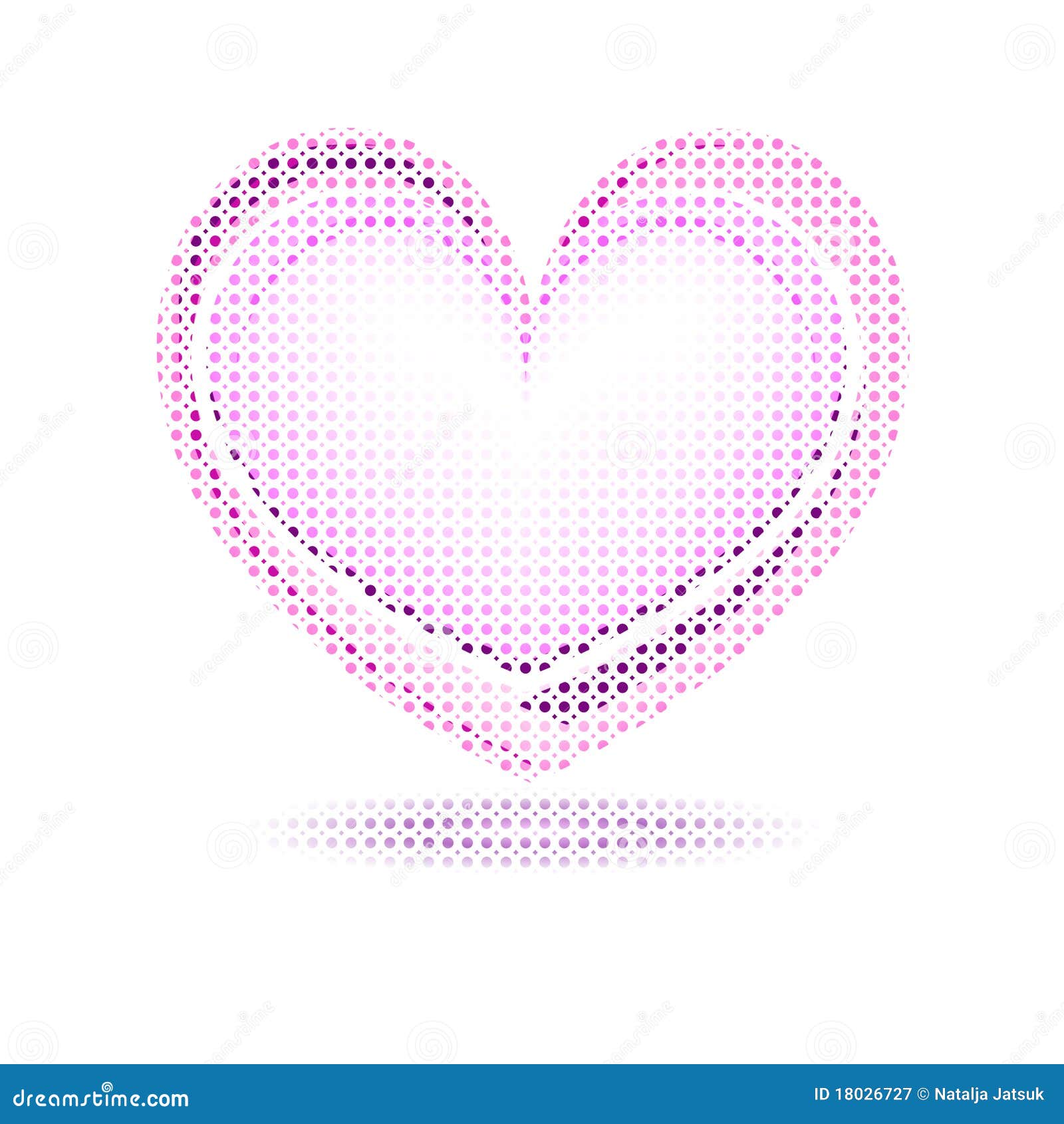 Abstract Dotted Heart Illustration Stock Illustration - Illustration of ...