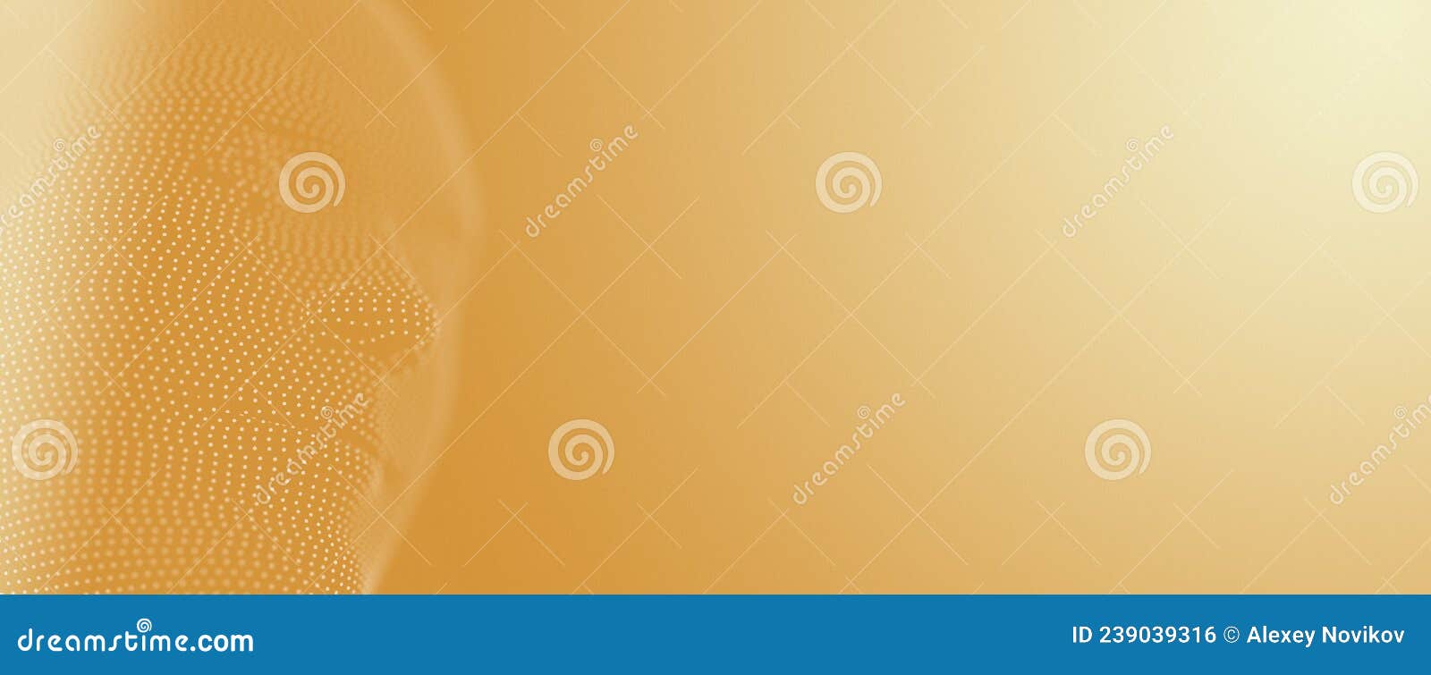 Dotted Human Head and Orange Background. Conceptual 3D Rendering Stock ...