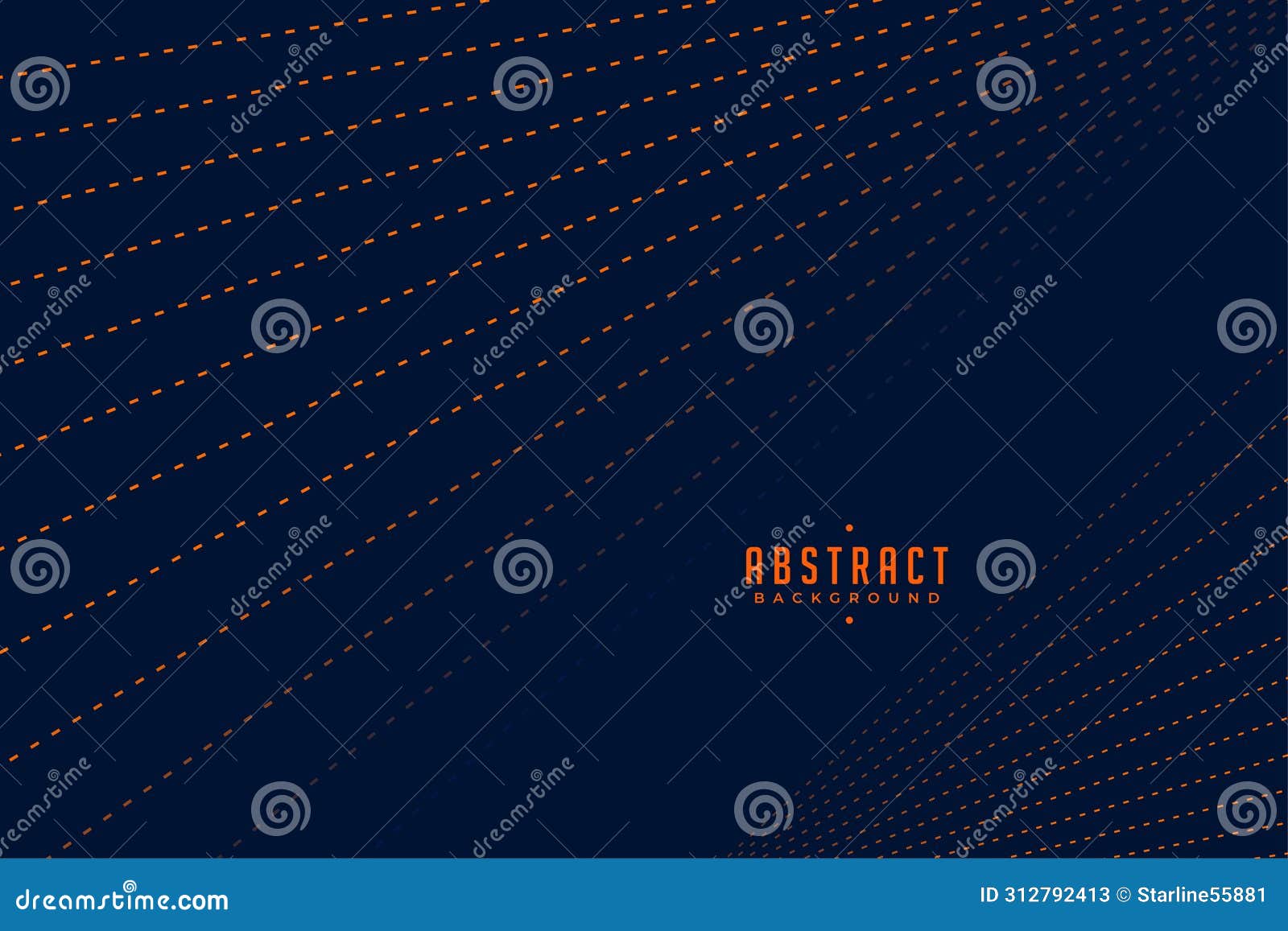 Abstract Dotted Line Stripe Background in Retro Style Stock Vector ...