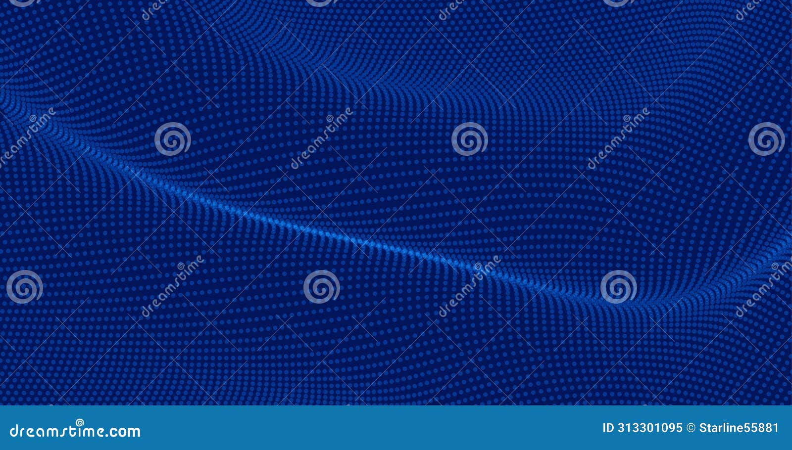 Abstract Dotted Particle Digital Background with Dynamic Mesh Structure ...