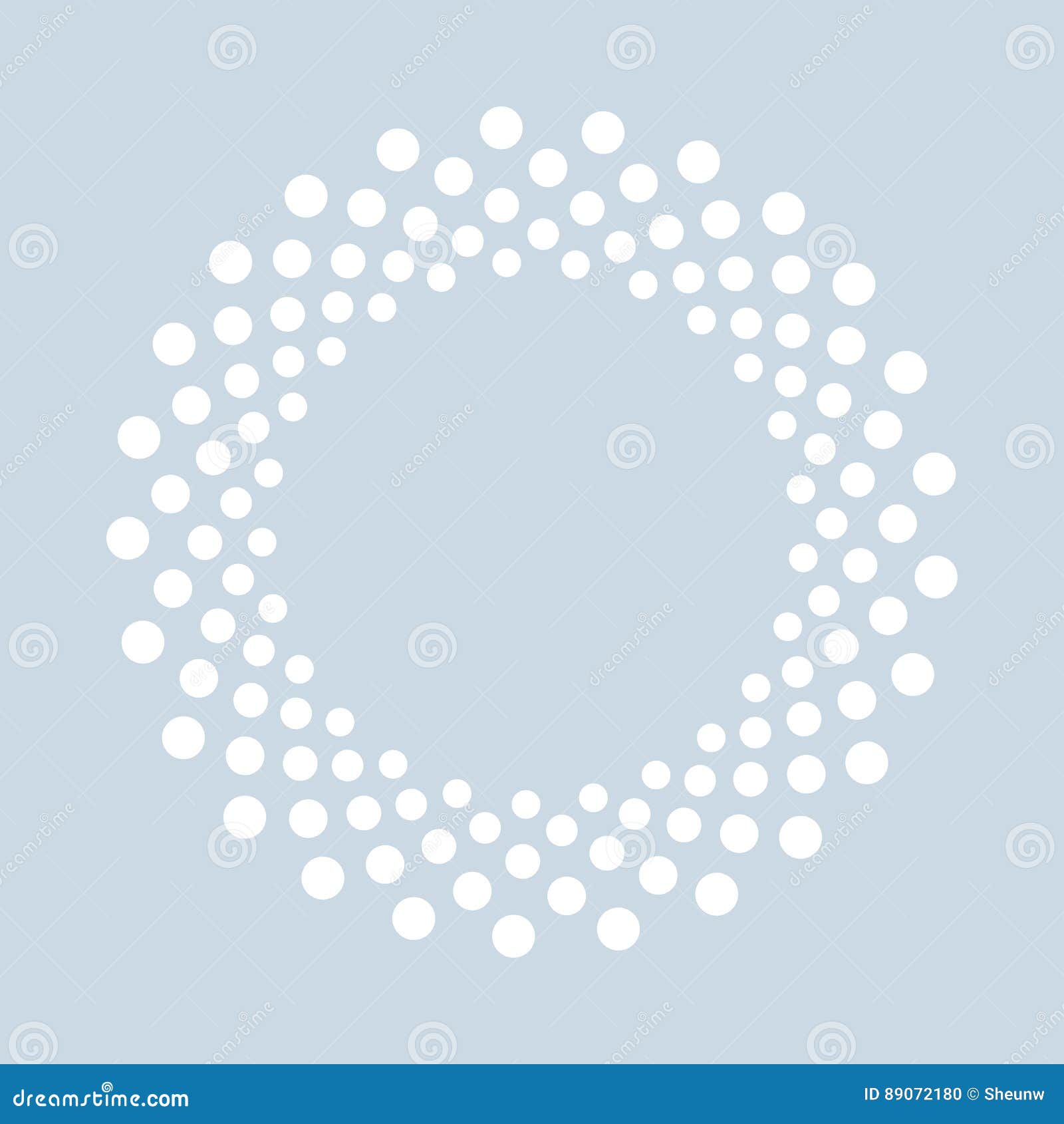 Abstract Dotted Shape.Vector Design Element. Stock Vector ...