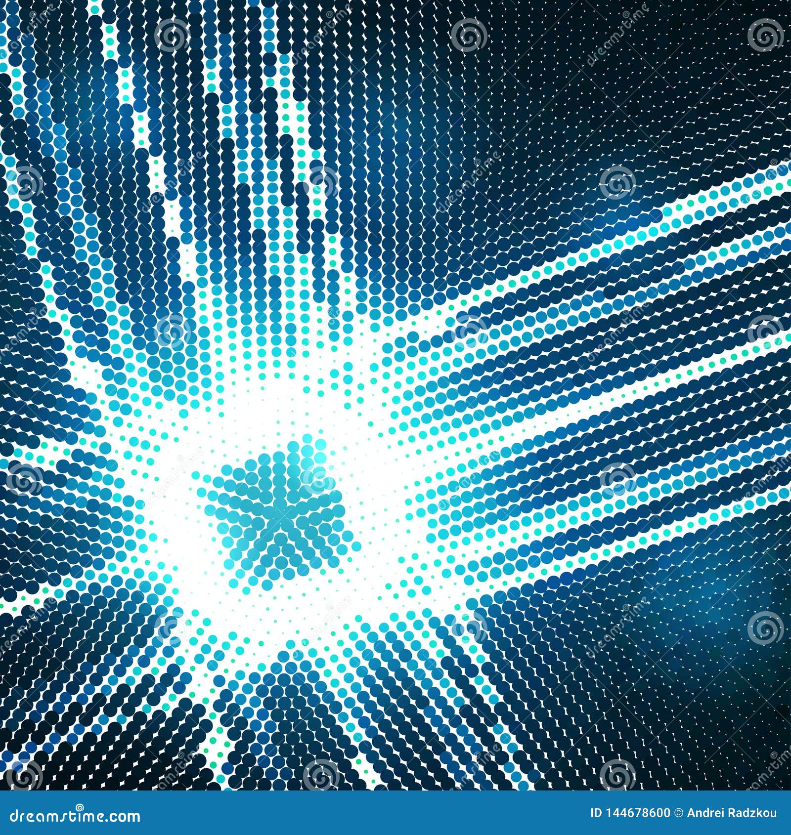 Dark Blue Dotted Background. Vector Graphics Stock Vector ...