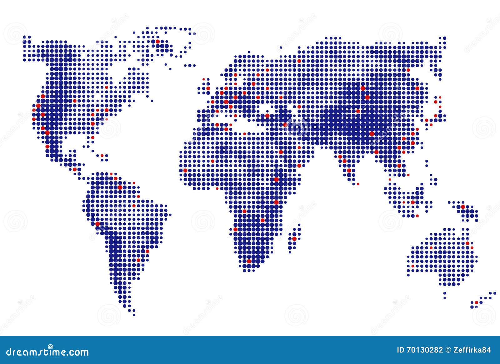 Abstract Dotted World Map Vector Blue Round Dots. Dot World Maps ... Abstract Dotted World Map Vector Blue Round Dots. Dot World Maps ...