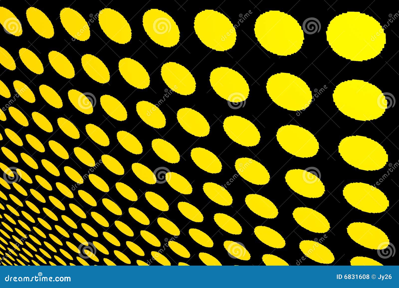 Abstract Dotted Yellow Background Stock Illustration - Illustration of ...