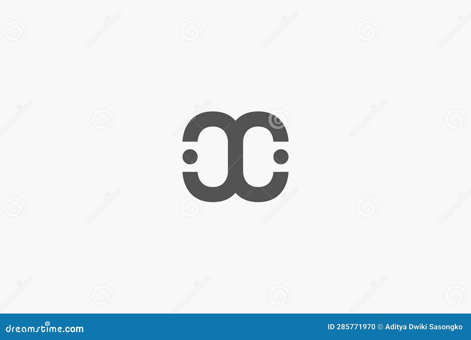 Abstract Double Letter C Logo Stock Vector - Illustration of logotype ...