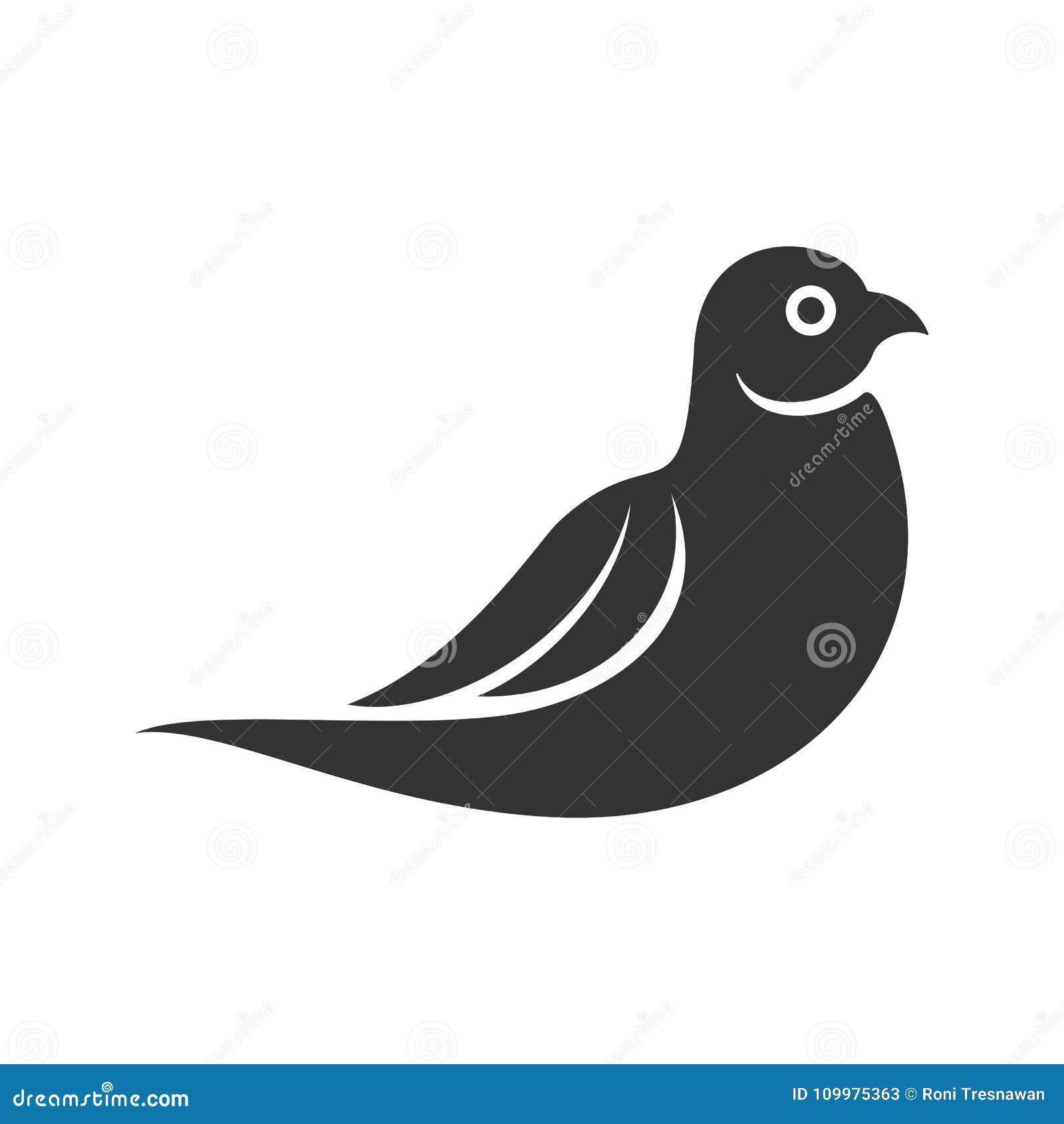 Abstract Dove Vector Silhouette Stock Vector - Illustration of clip ...
